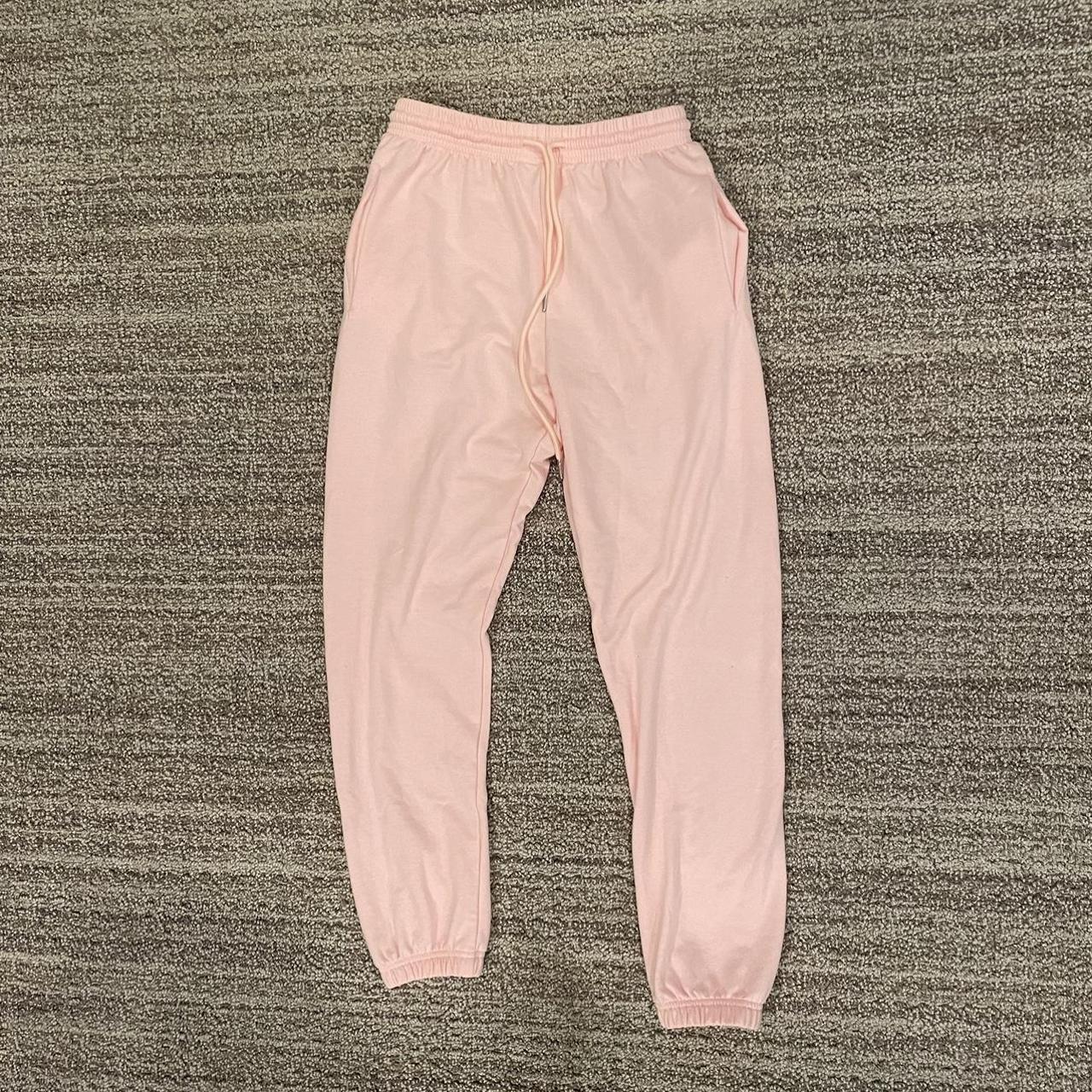 Light pink sweatpants Selling for: $12 Super soft... - Depop