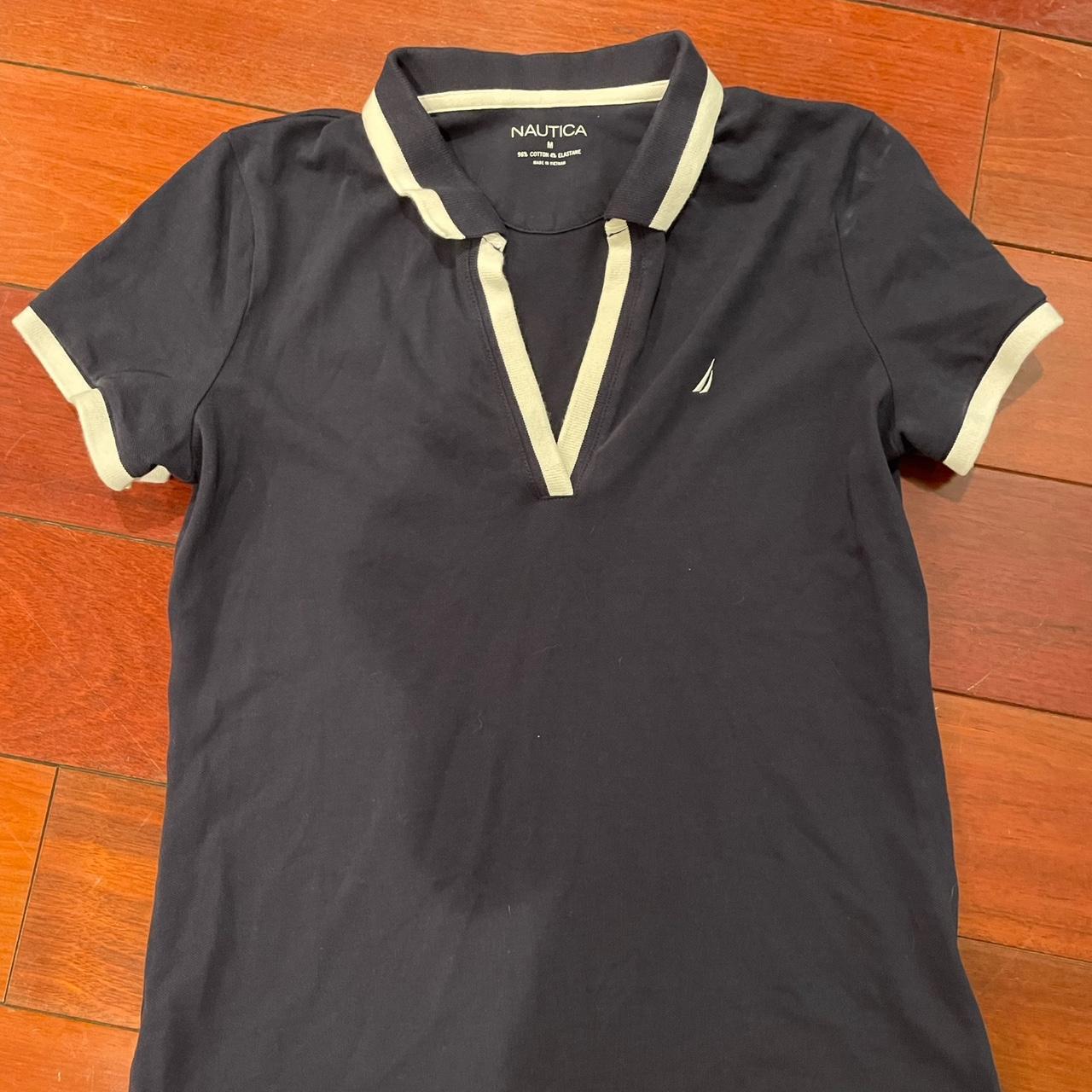 Nautica blue t shirt - Depop