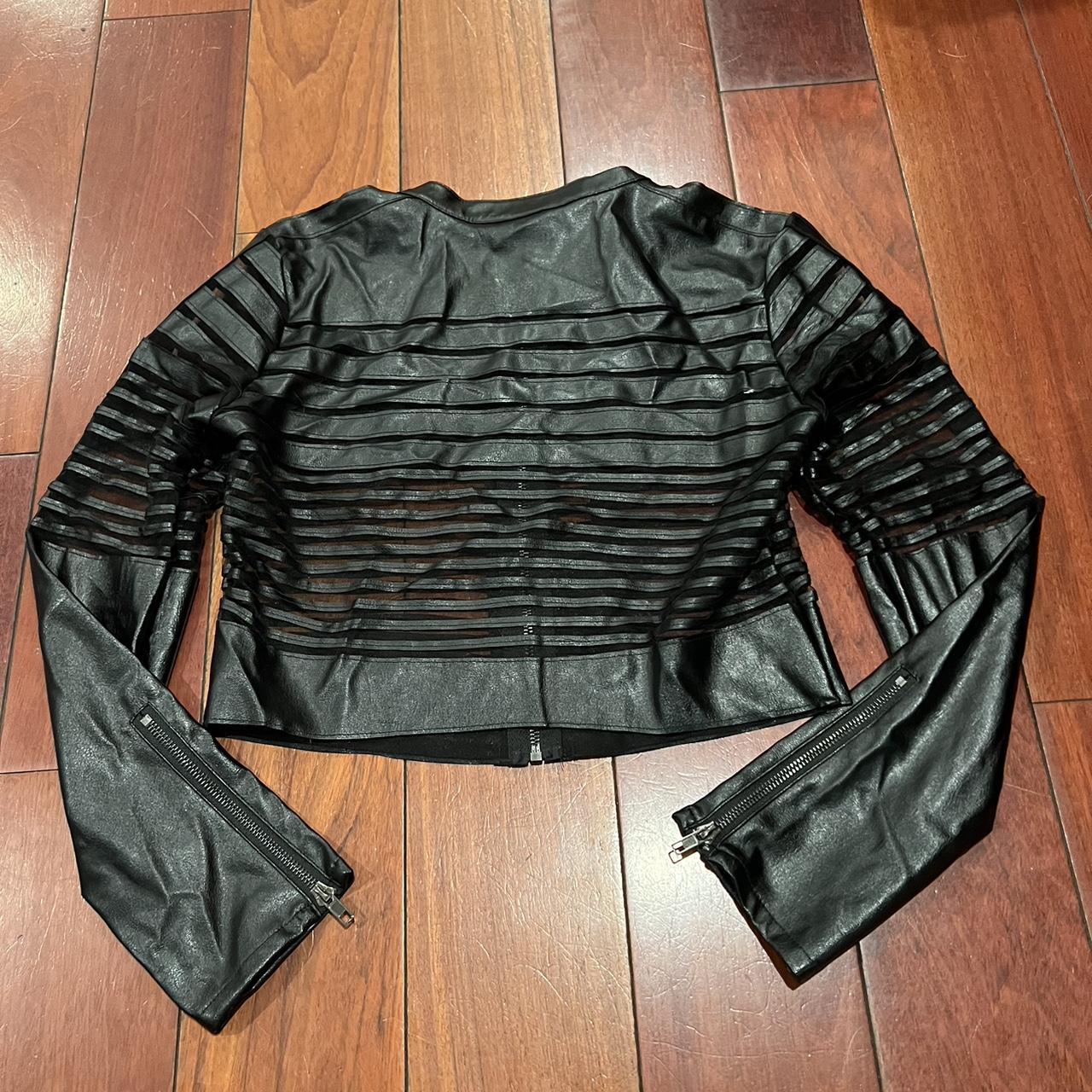 Windsor mesh striped jacket - Depop