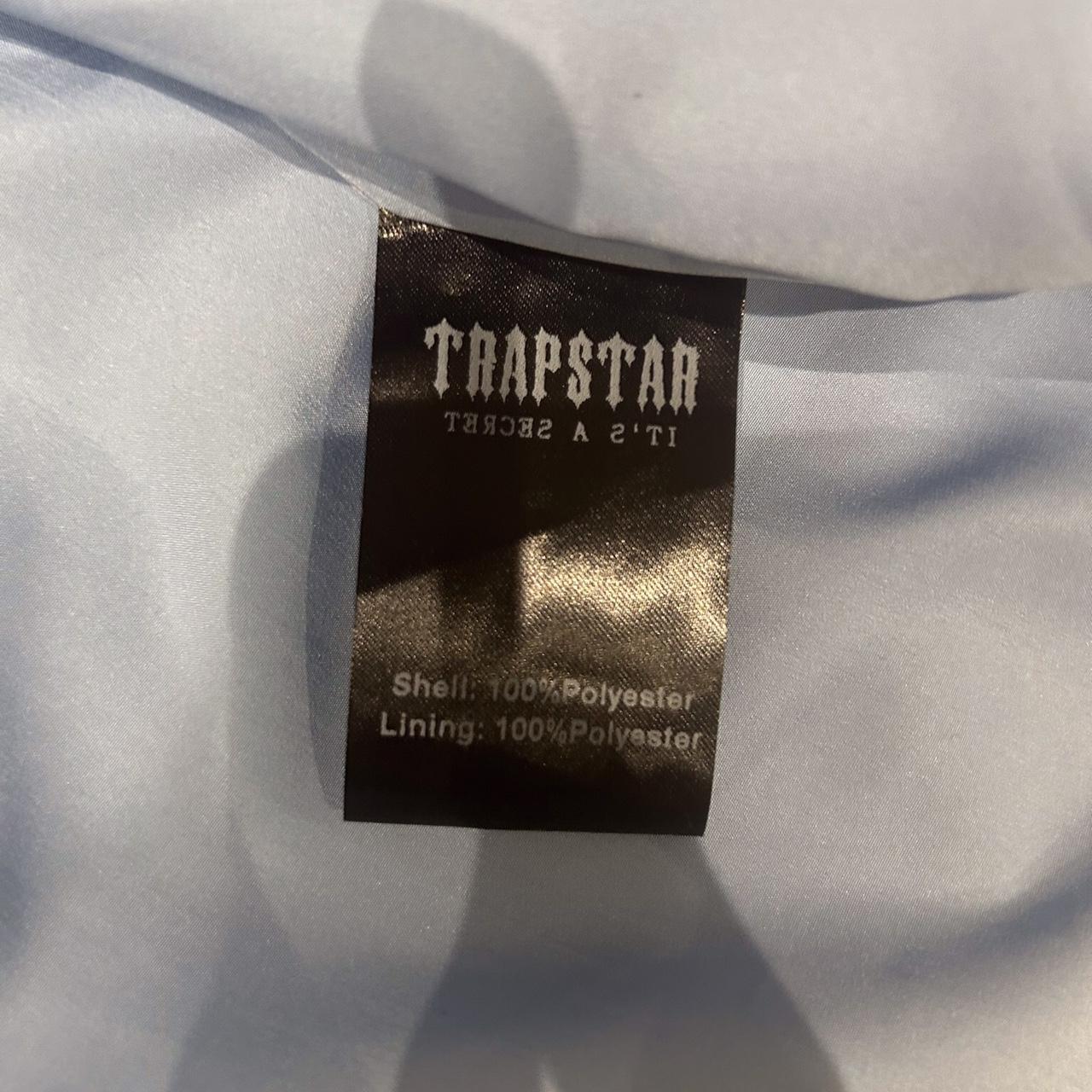 Trapstar eagle zip windbreaker 🦅 Light blue/white... - Depop