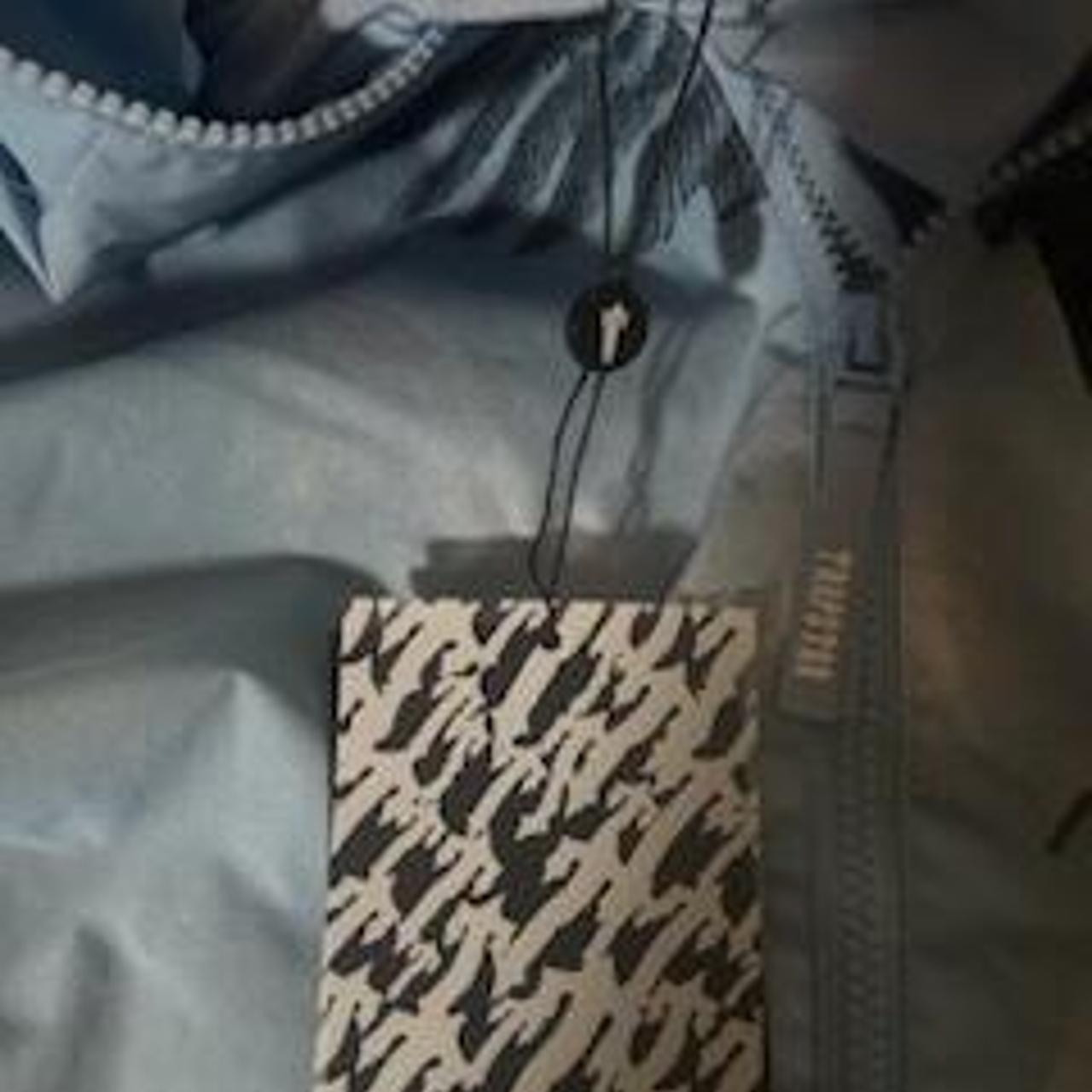 Trapstar eagle zip windbreaker 🦅 Light blue/white... - Depop