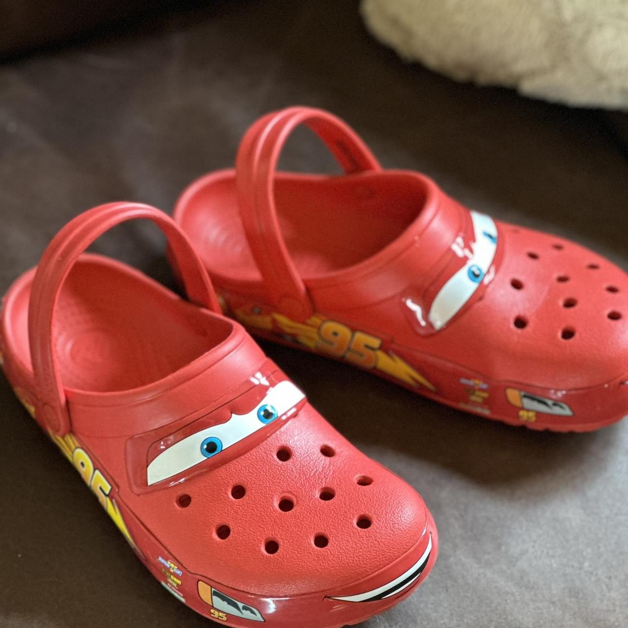 Crocs Men's Red Clogs | Depop