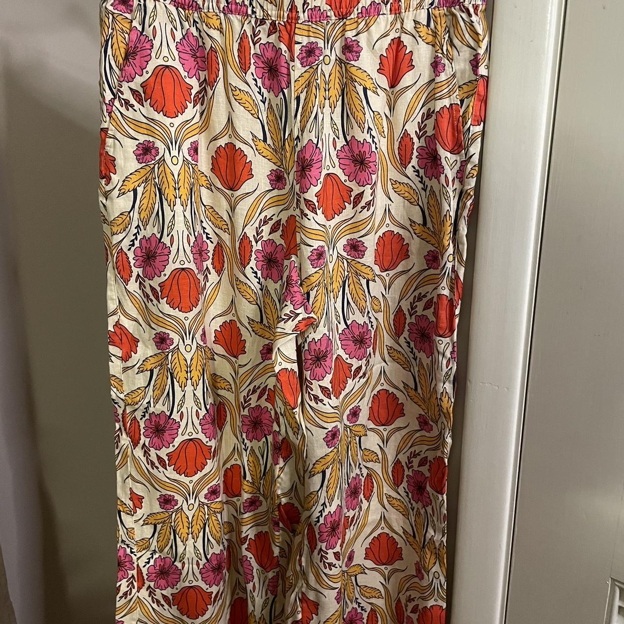 Rachel Zoe Wide Leg Pants Size Medium. 100% linen. - Depop