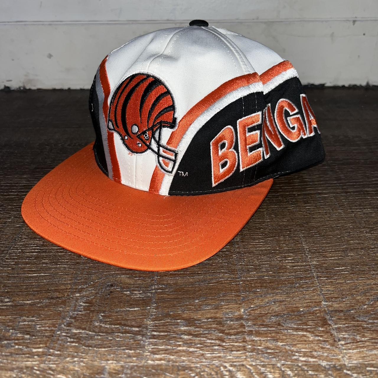 NWT Vintage Cincinnati Bengals Hat Cap Snapback... - Depop