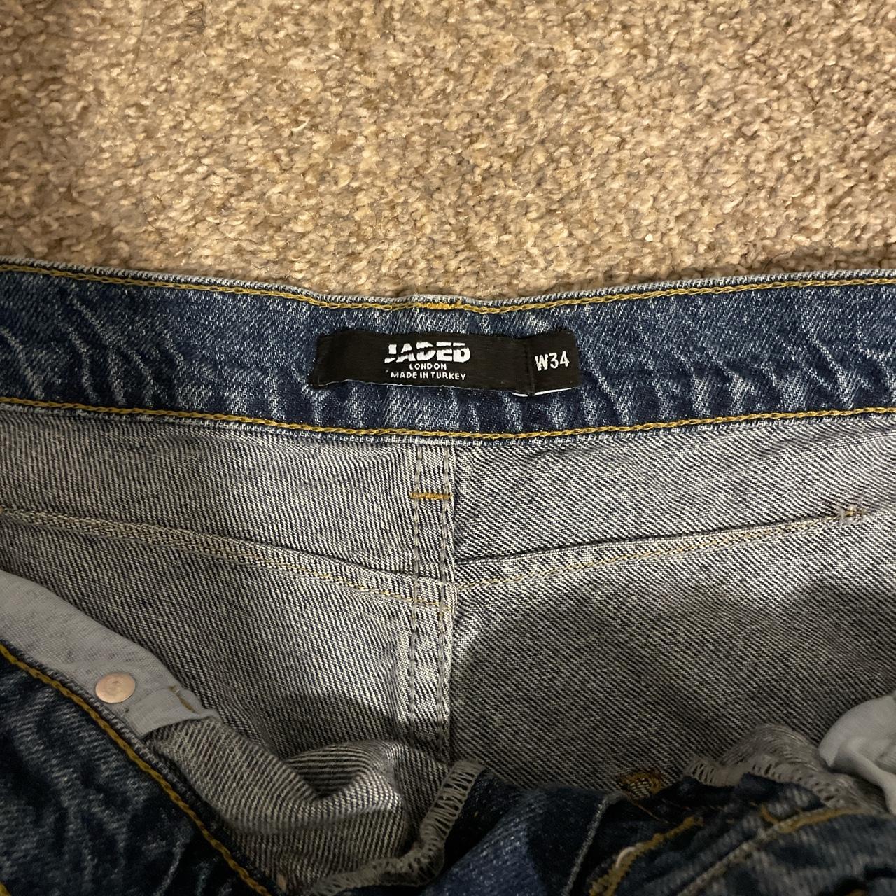 Jaded London Colossal Denim Worn Once #denim #jeans... - Depop