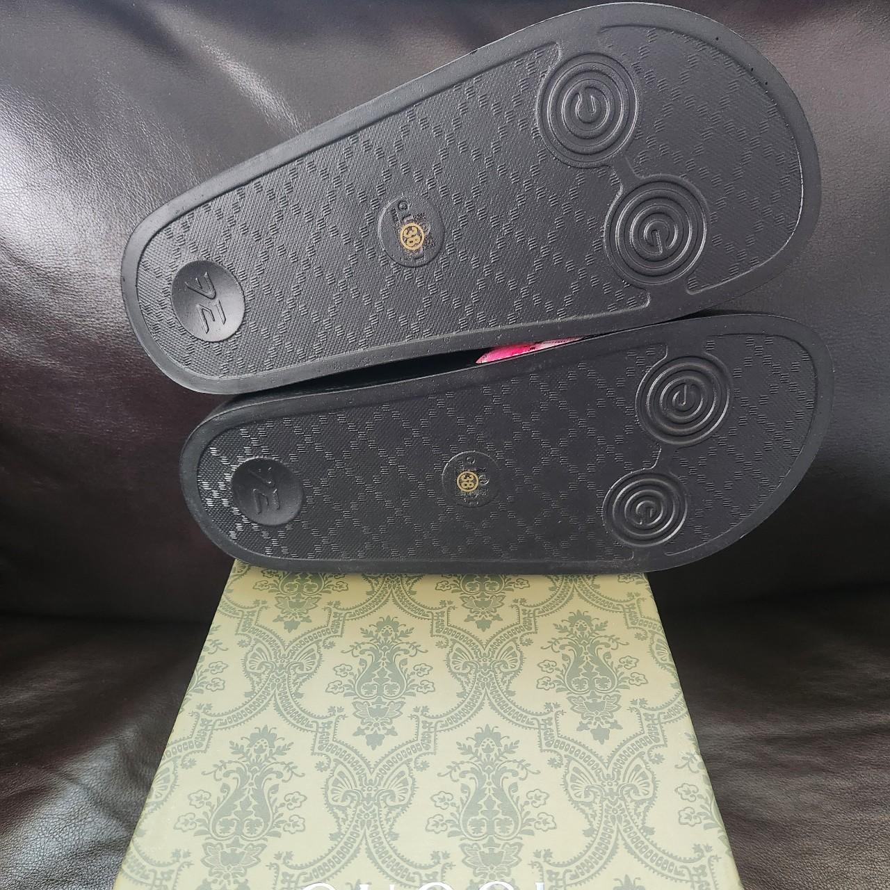 Gucci GG Blooms Supreme Floral Slides/Sandal brand... - Depop