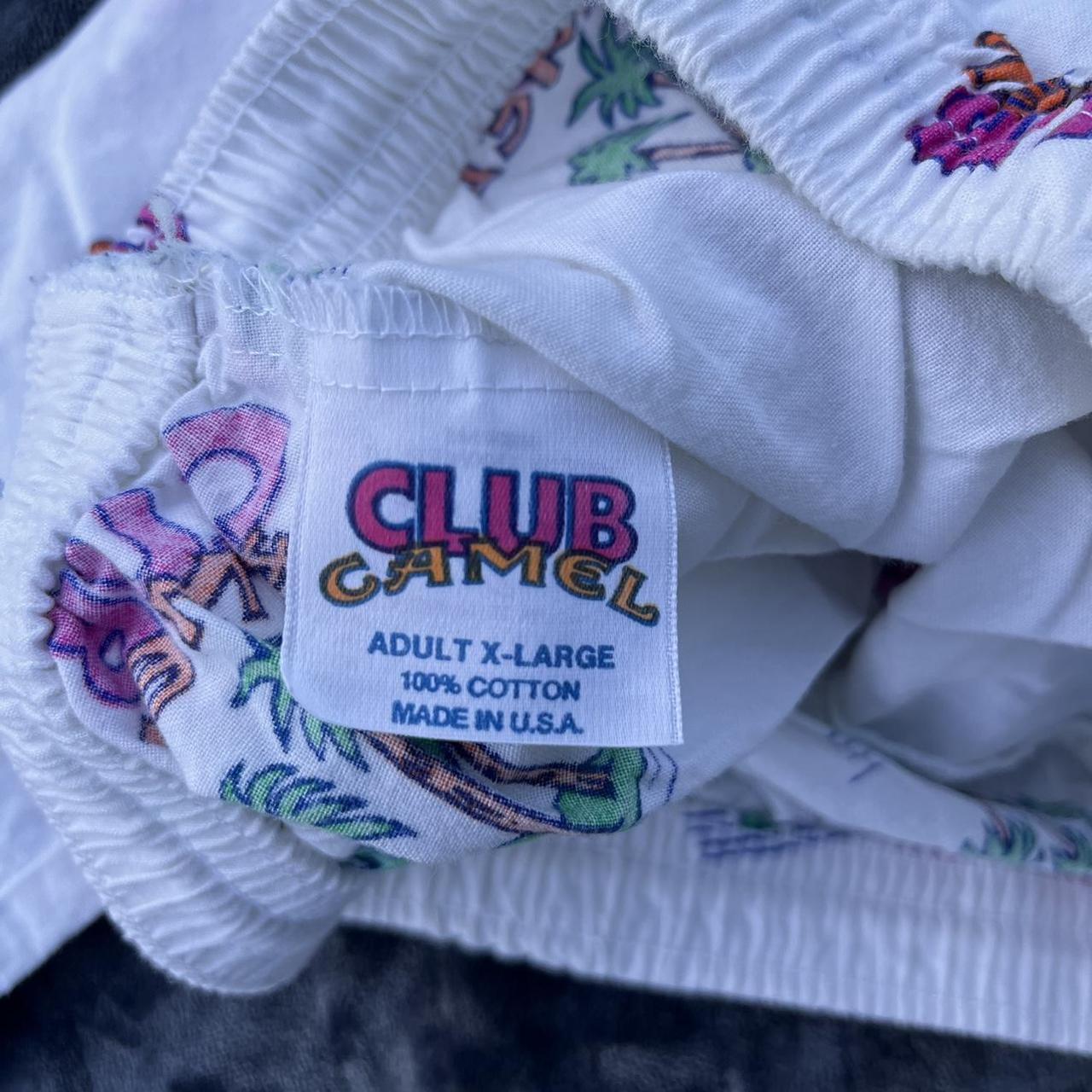 Rare Vintage CAMEL Club Palm Trees Lounge Pants... - Depop