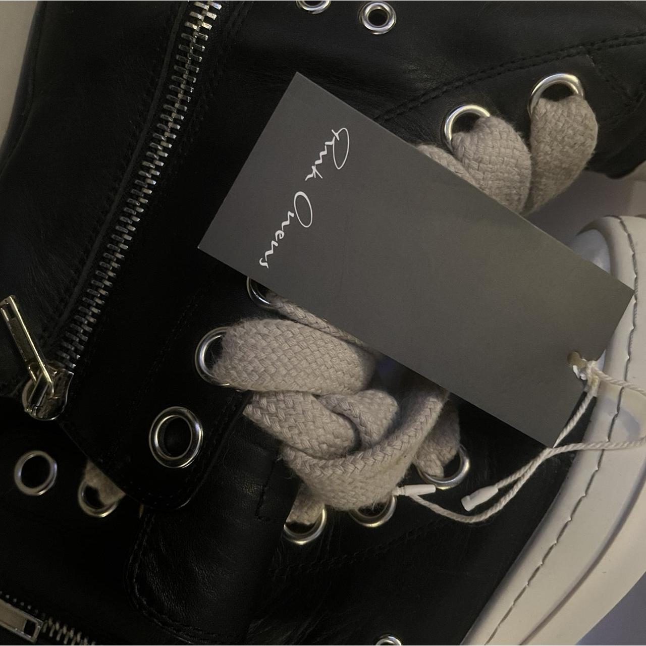 rick owen jumbo laces highs - Depop