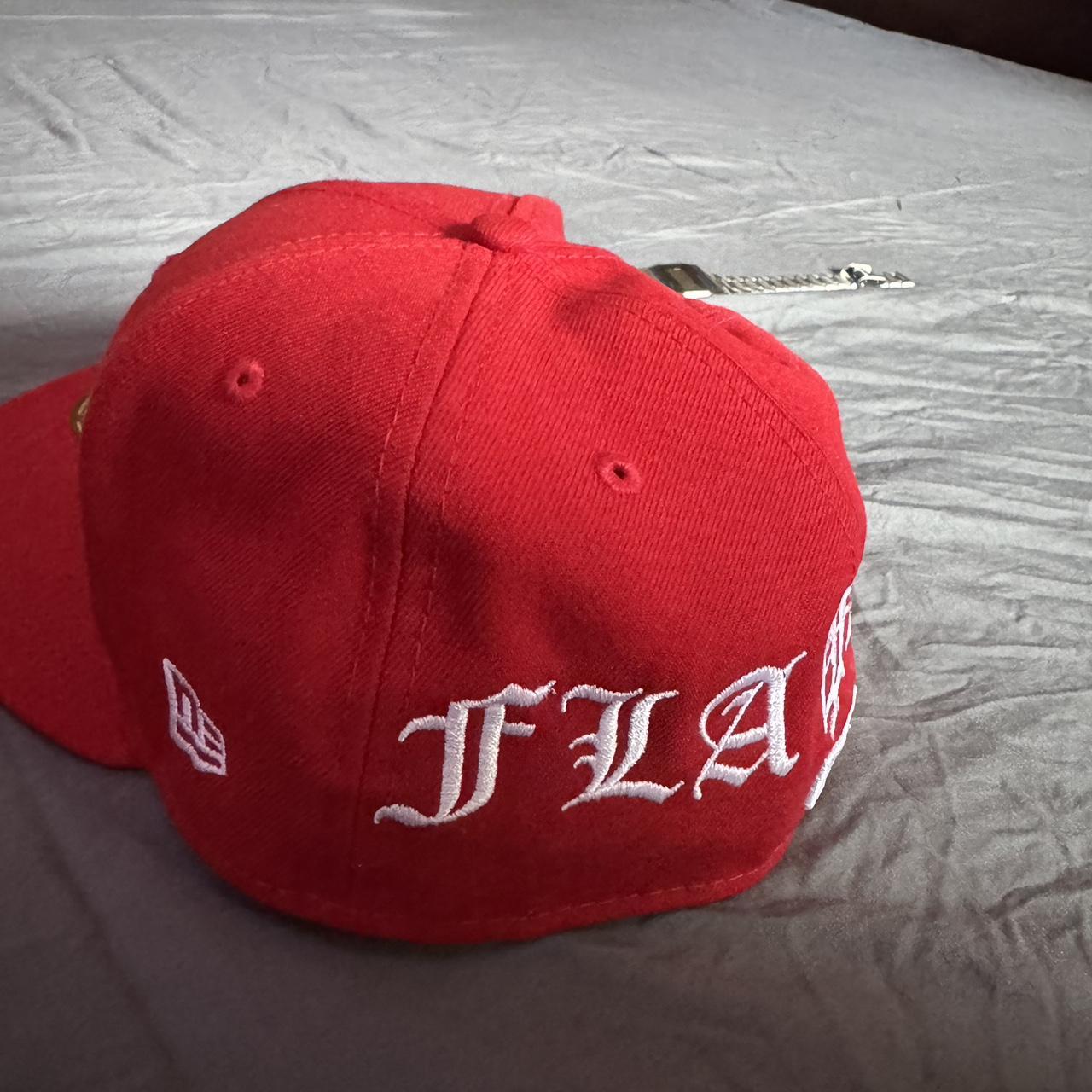 CUSTOM FLAWLESS FITTED HAT SIZE 7 1/4 - Depop