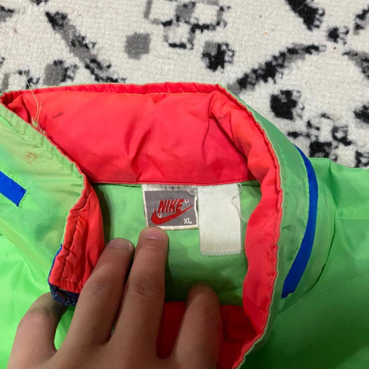 Vintage 80's/ 90's Nike windbreaker tagged XL, fits M/L - Depop