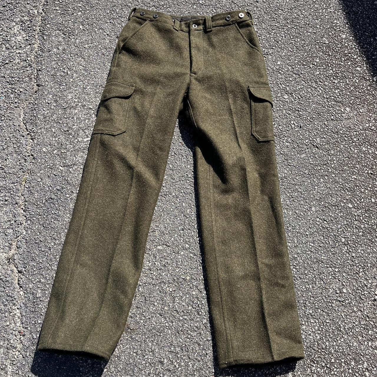 VINTAGE FILSON MACKINAW WOOL FIELD PANTS FOREST... - Depop