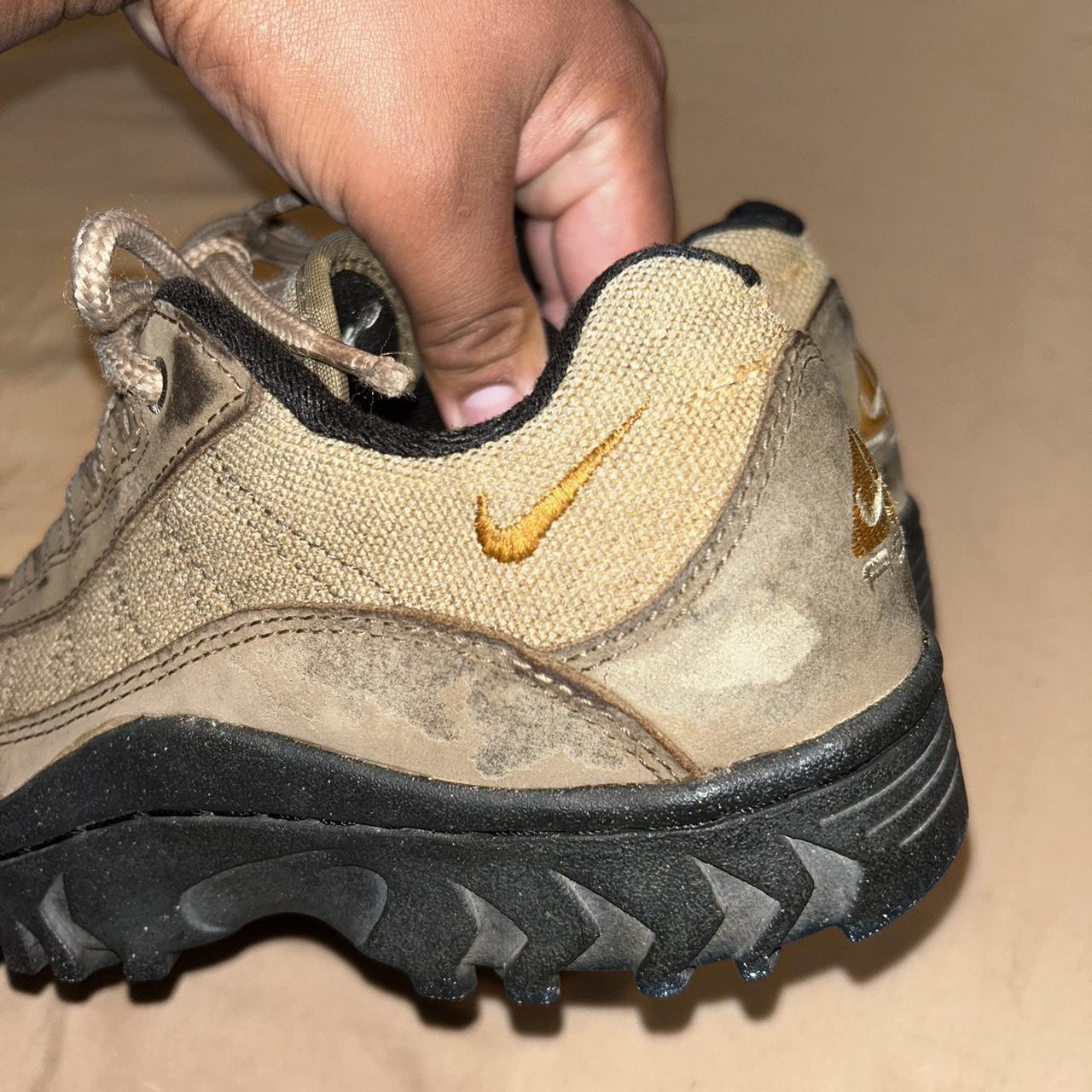 VTG 90s Y2k RARE Nike ACG Low Trail Logo Brown... - Depop