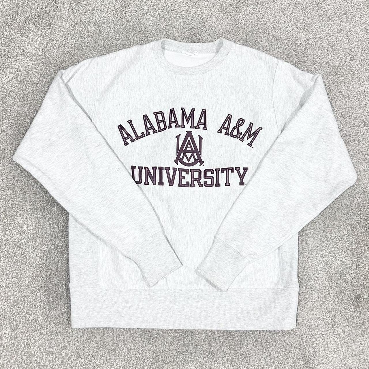 Vintage Champion Alabama A&M University Crewneck... - Depop
