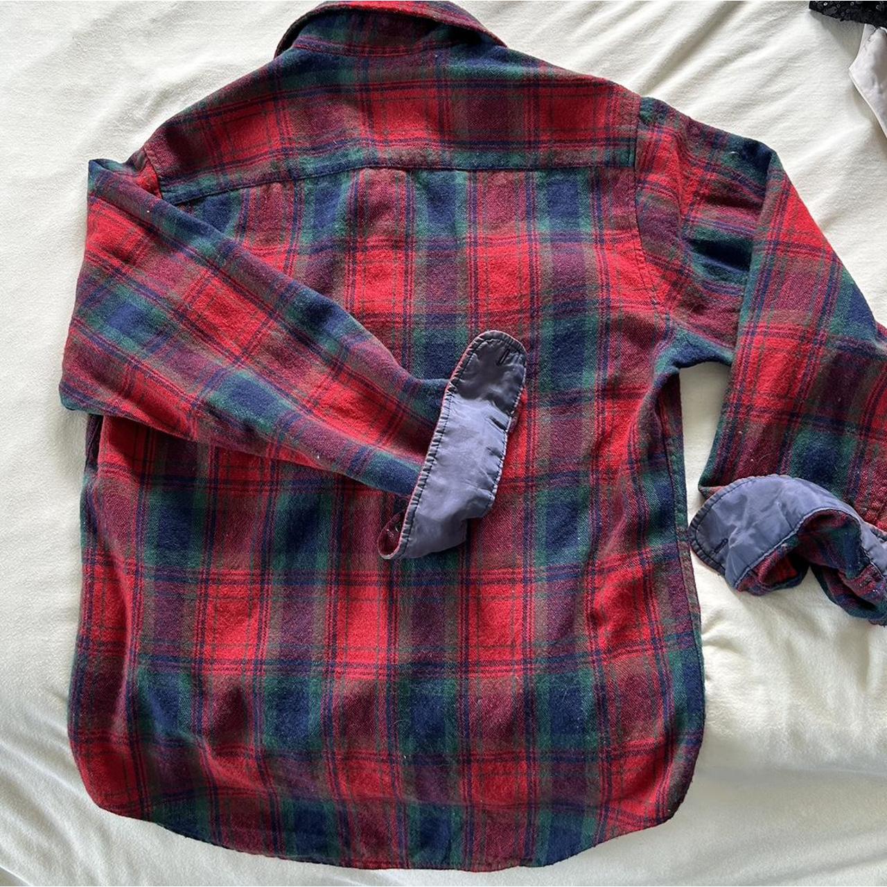 Red flannel shirt. Perfect for the fall or winter,... - Depop