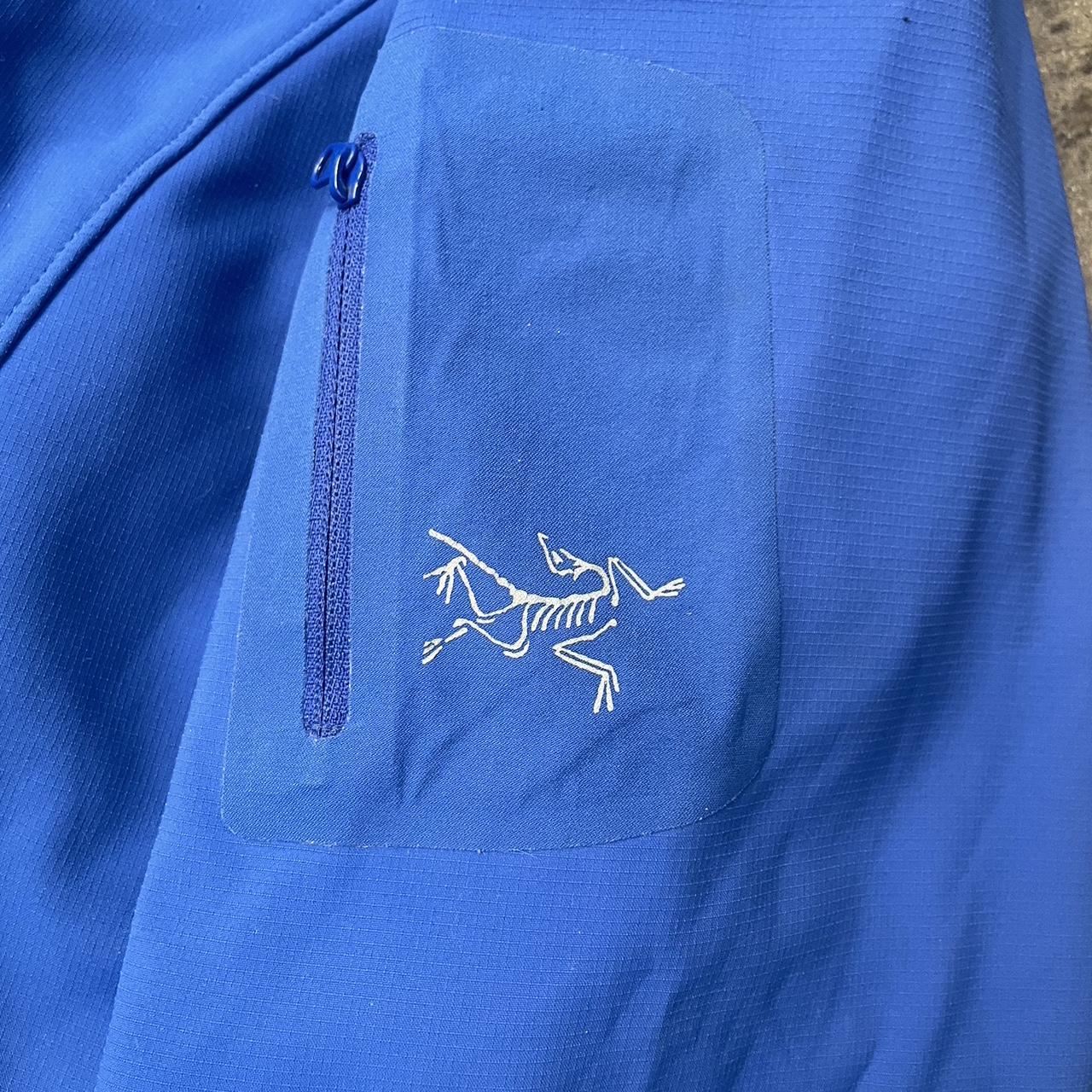 Women’s Blue Arc'teryx soft shell jacket Size... | Depop