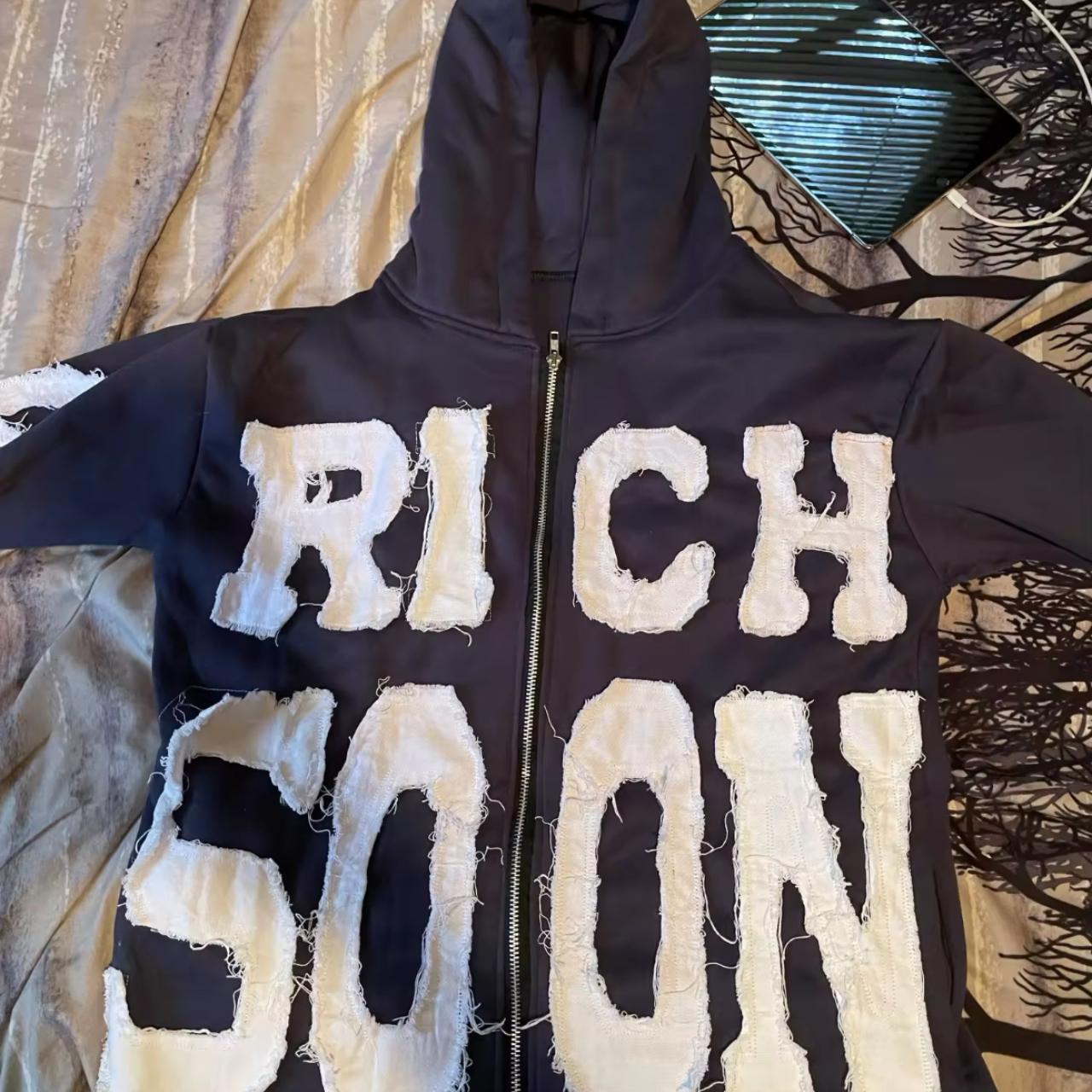 Rich soon hoodie Size L 5-8 business day shipping - Depop