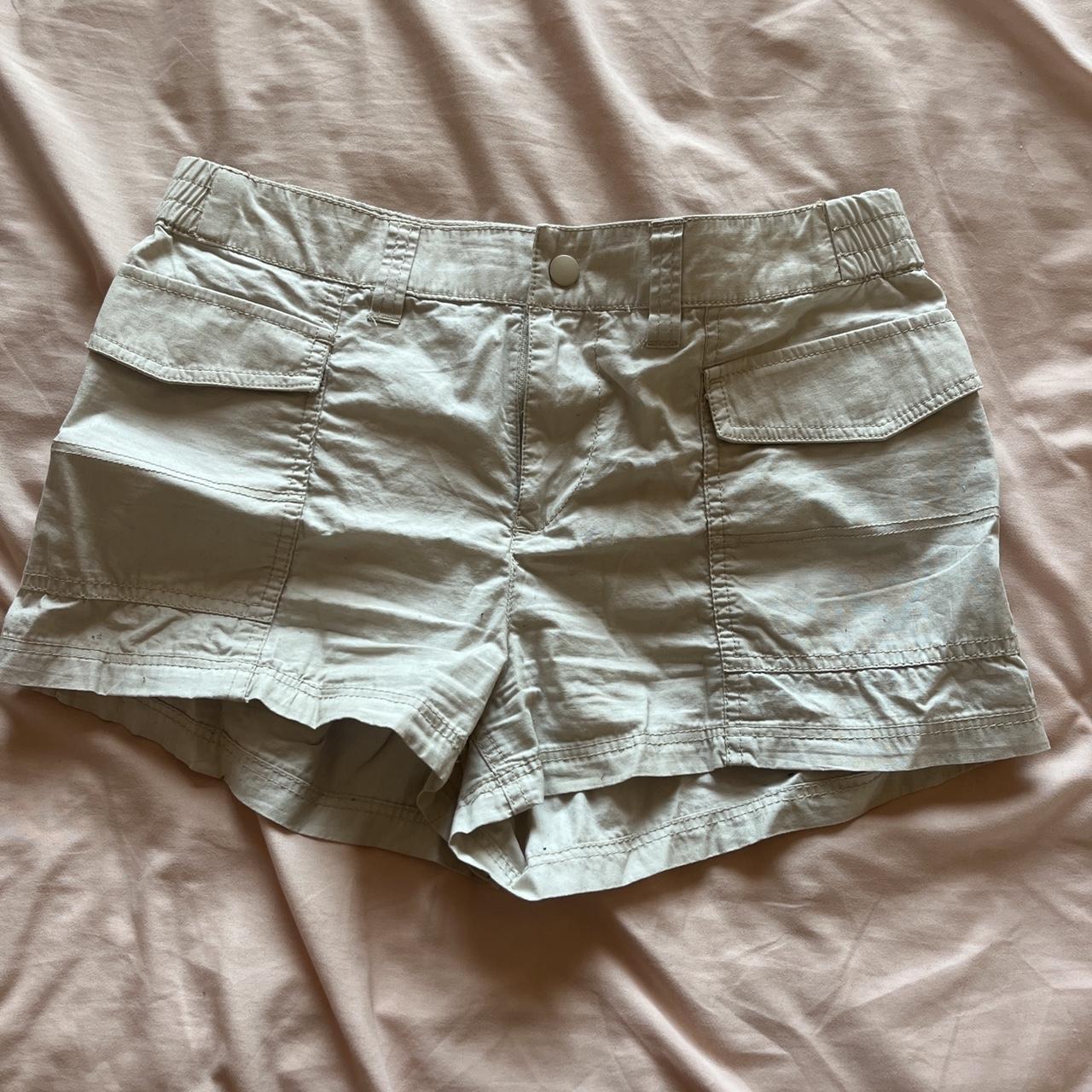 Super Cute Beige Cargo Shorts Depop