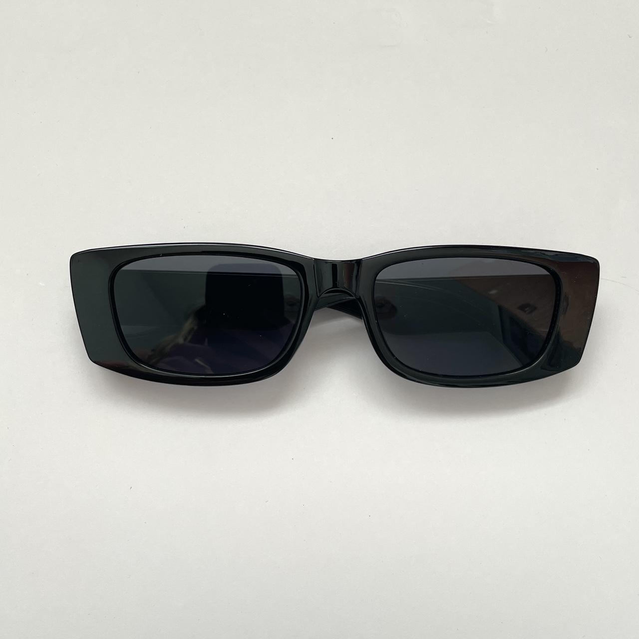 Brand New Black square, rectangle Sunglasses. ... - Depop