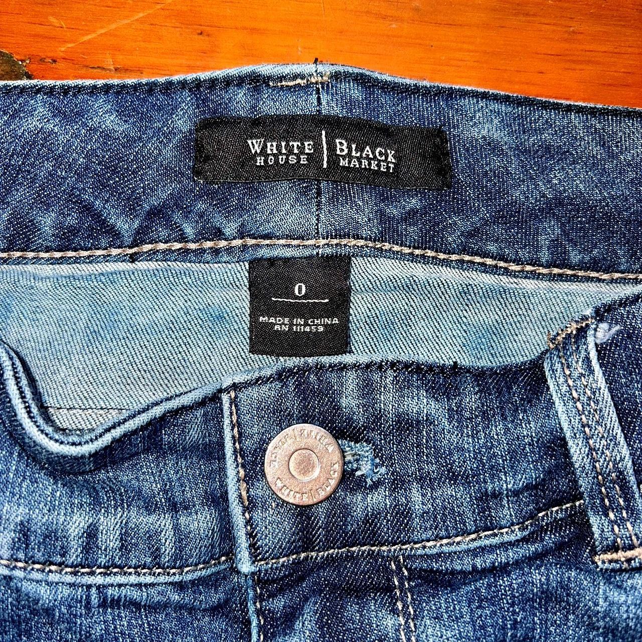 Mini blue denim micro-mini skirt with paisley... | Depop