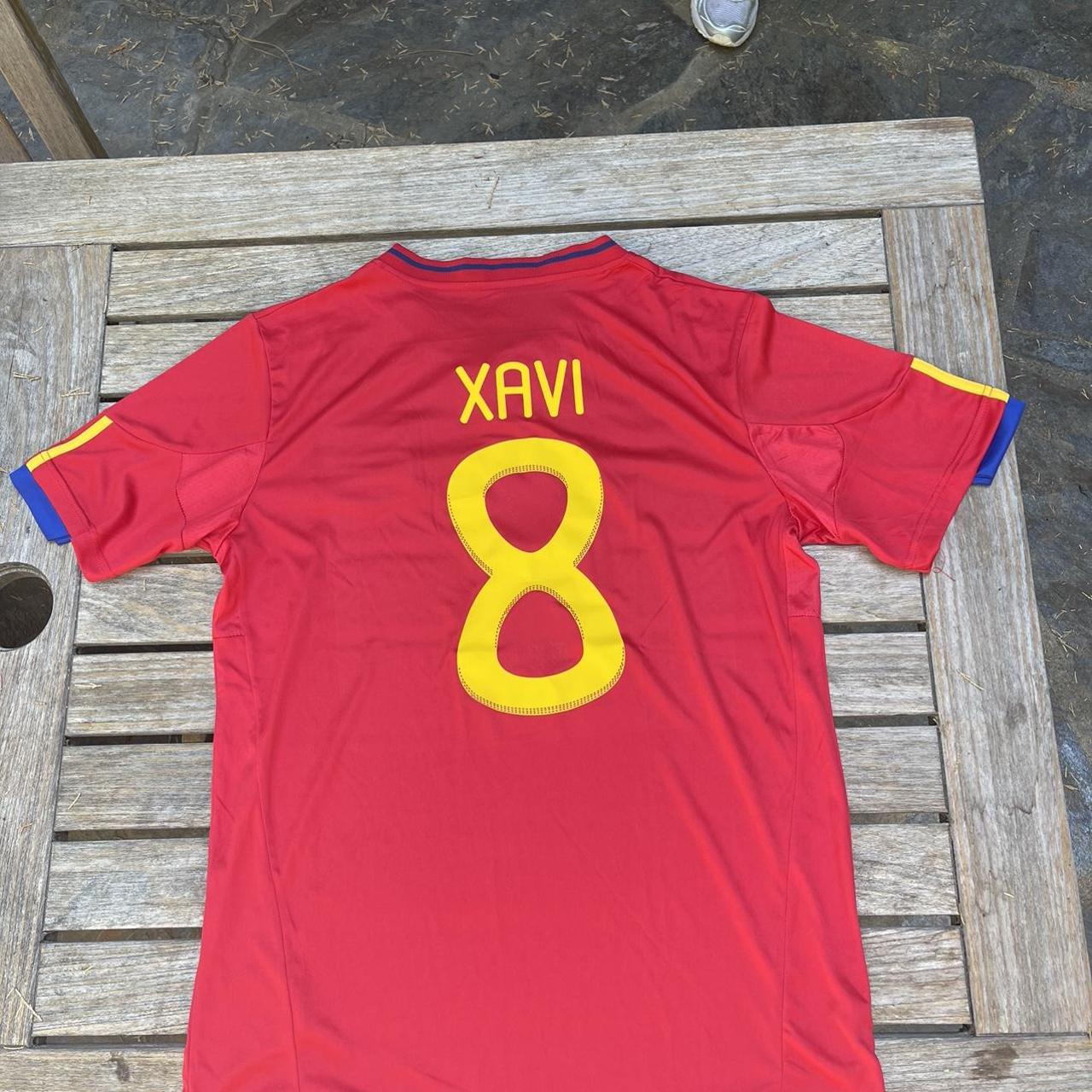 Xavi Spain player style jersey Size L - Depop