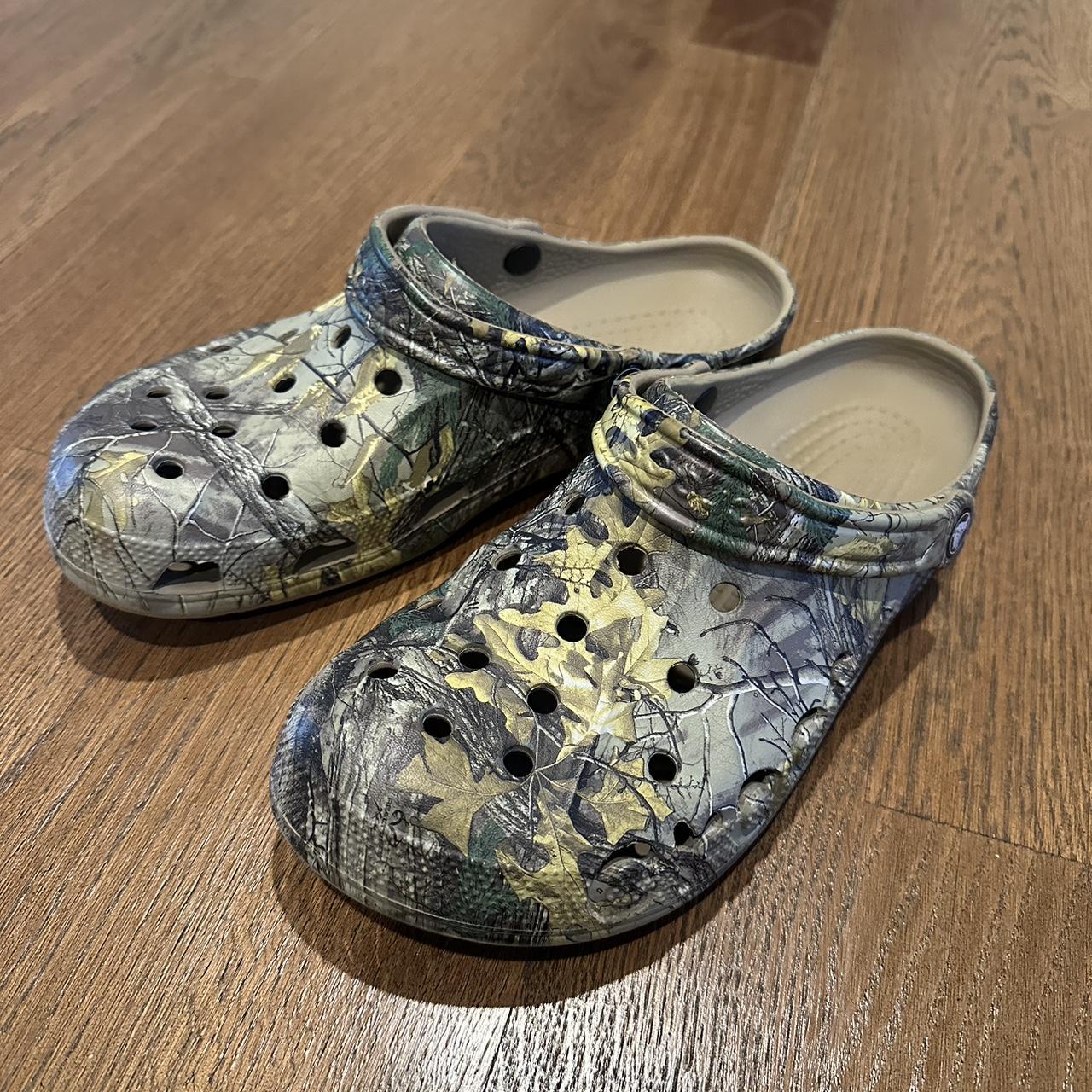 Camo crocs US M 10 - Depop