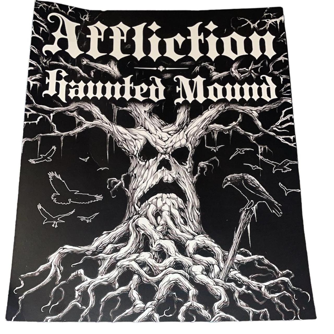 AFFLICTION X HAUNTED MOUND POSTER SLIGHT BENT WOULD... - Depop