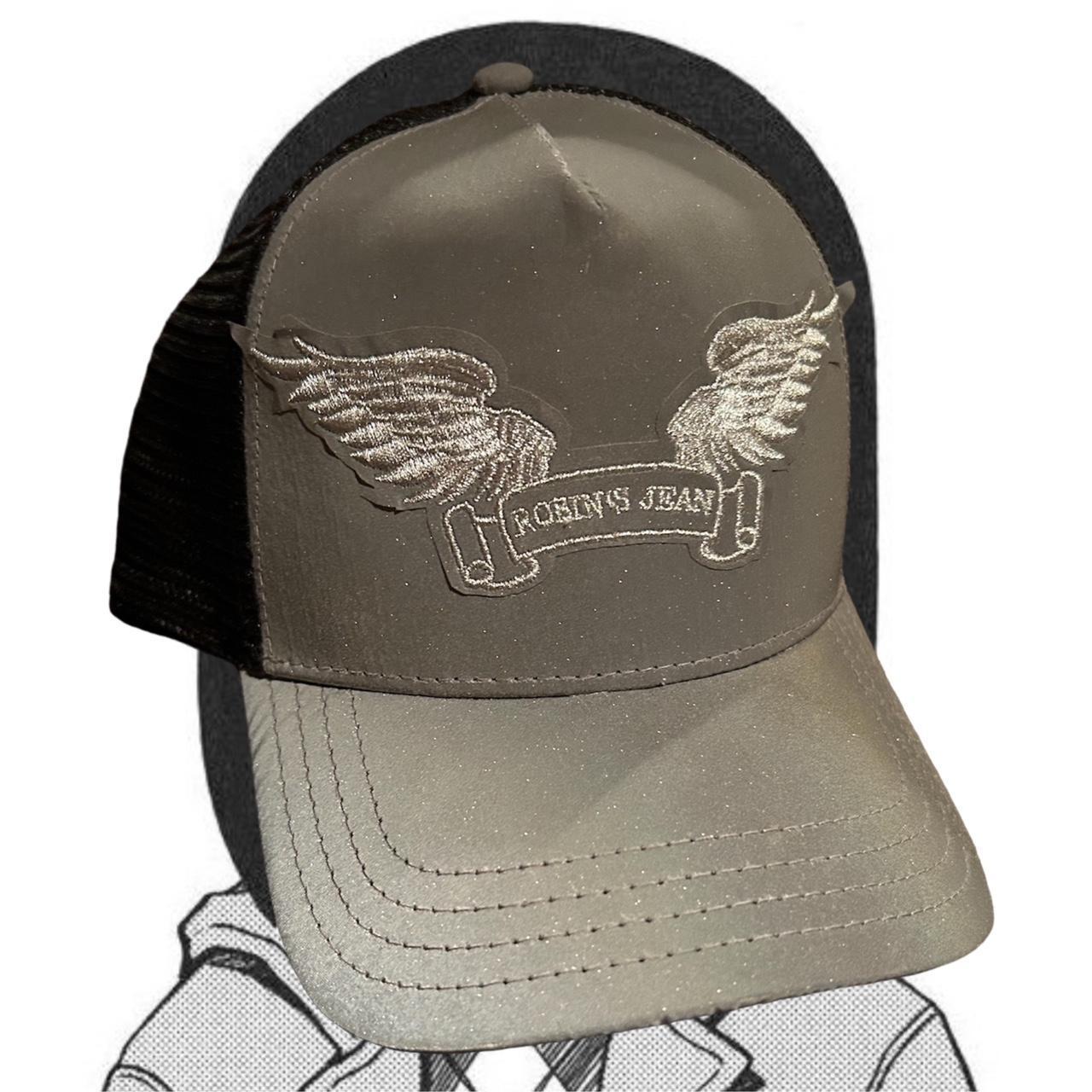 ROBIN JEANS REFLECTIVE HAT HELLA RARE HELLA NICE DM... - Depop