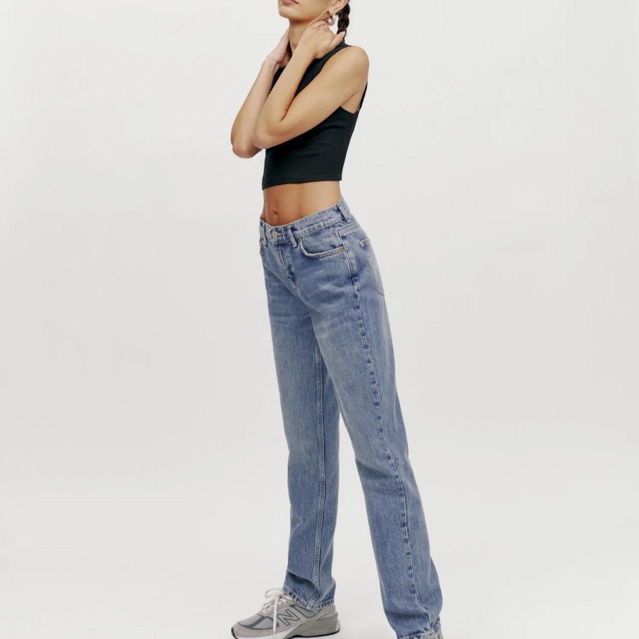 Reformation Addison Low Rise Relaxed Jeans -Size... - Depop