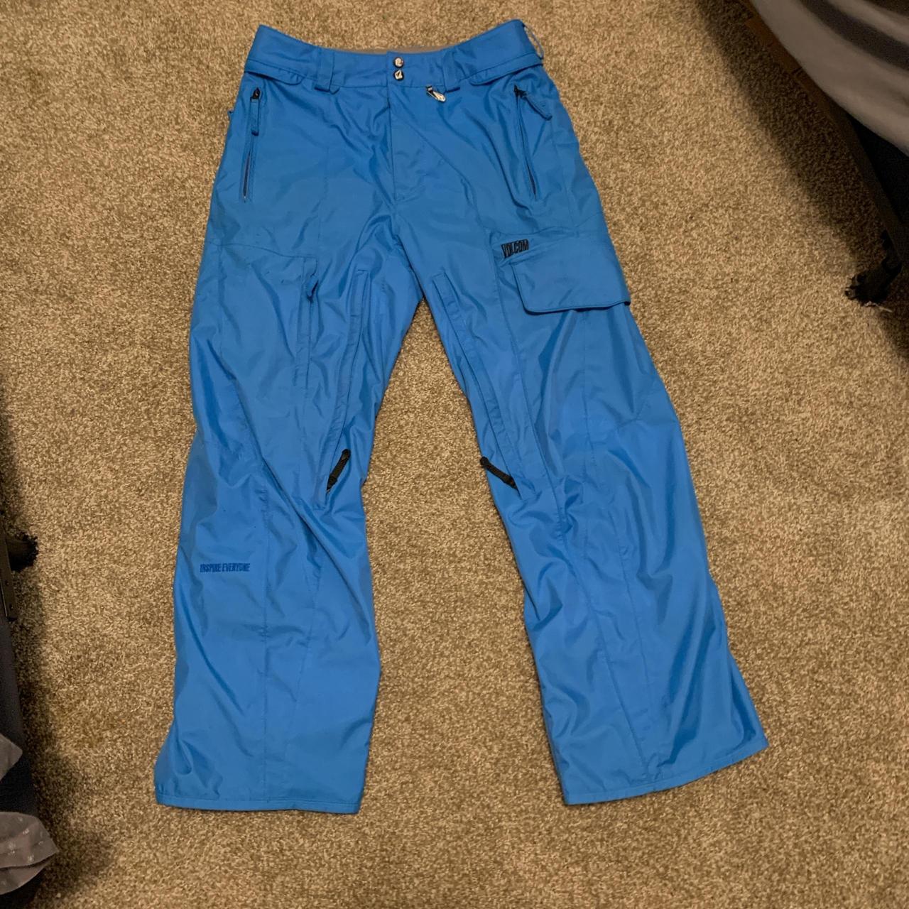 Volcom snow pants Scattered with details and decals ... - Depop
