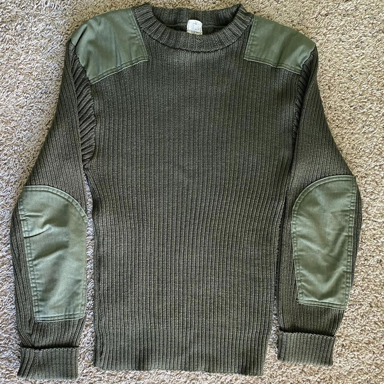 Military Commando Sweater, surplus men’s 44. Great... - Depop