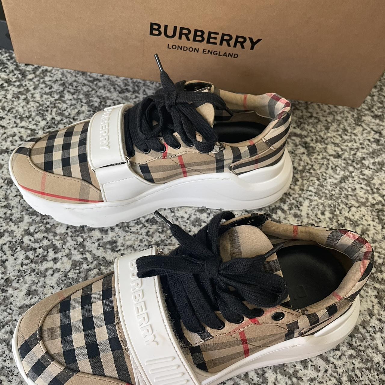 Women Burberry sneakers Comes with original... - Depop