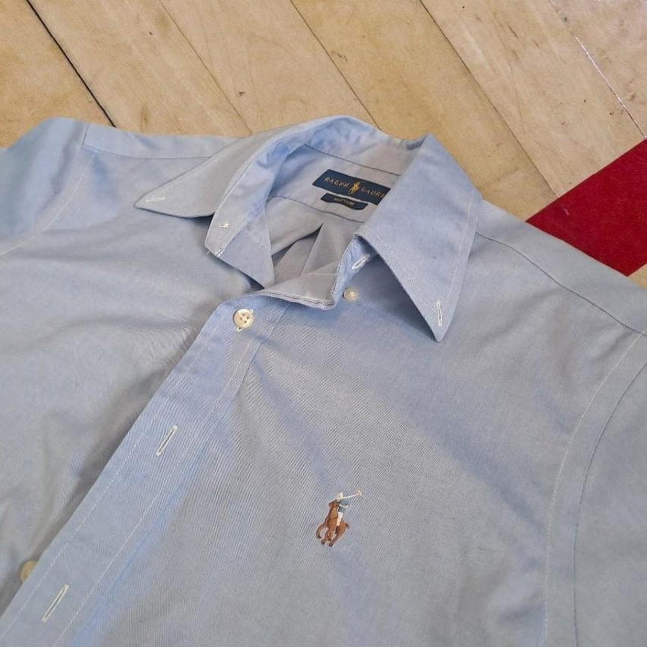 Blue Polo Ralph Lauren Button up Shirt. Perfect for... - Depop