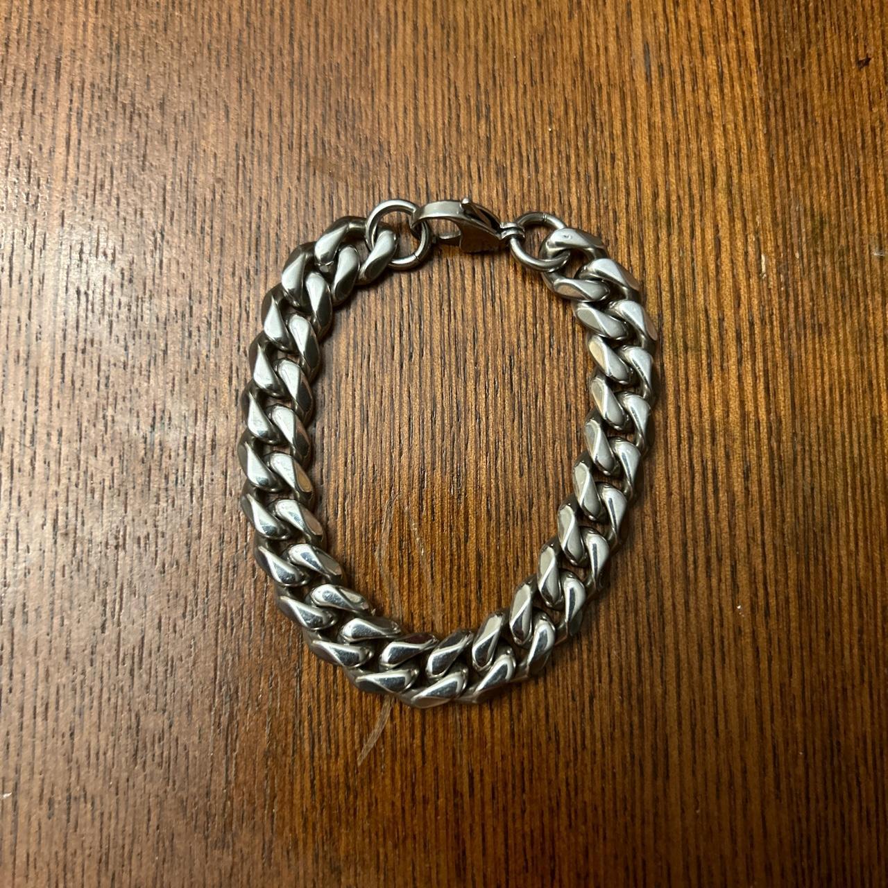 Hard Jewelry 10mm Cuban Bracelet Material :... - Depop