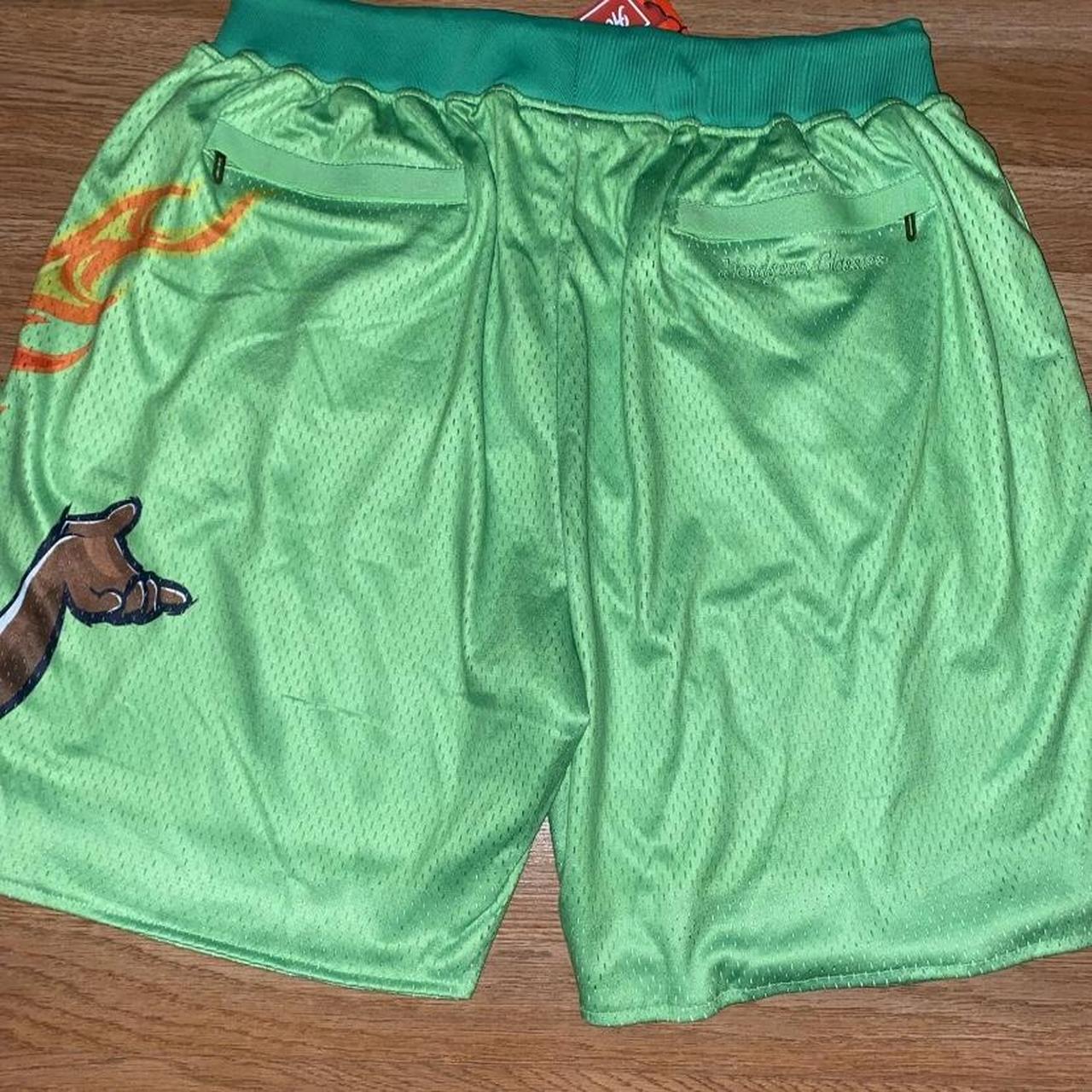 Fresh Prince green basketball shorts... | Depop