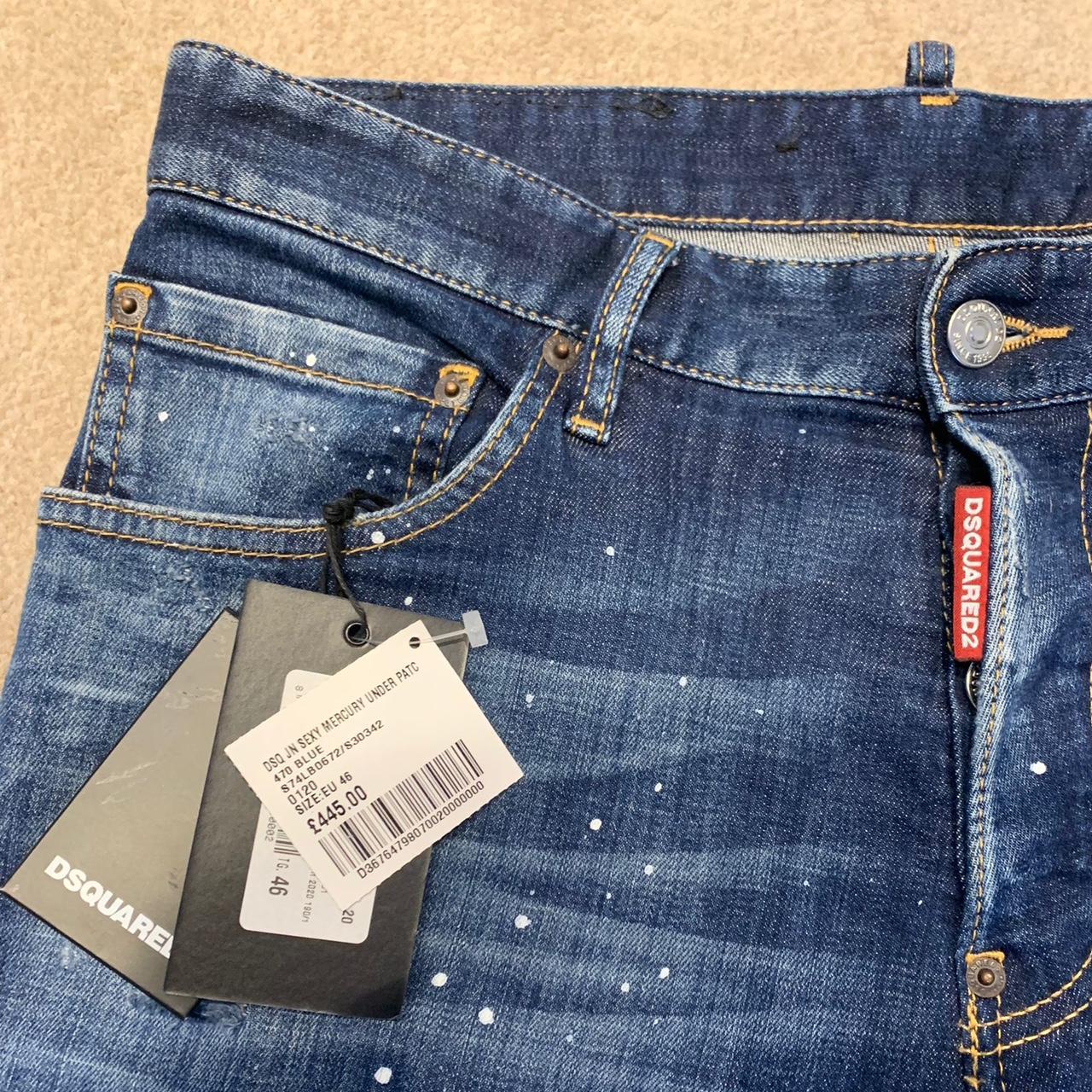 Blue DSQ Jeans - £250 (Bought for £445) Size EU 46... - Depop