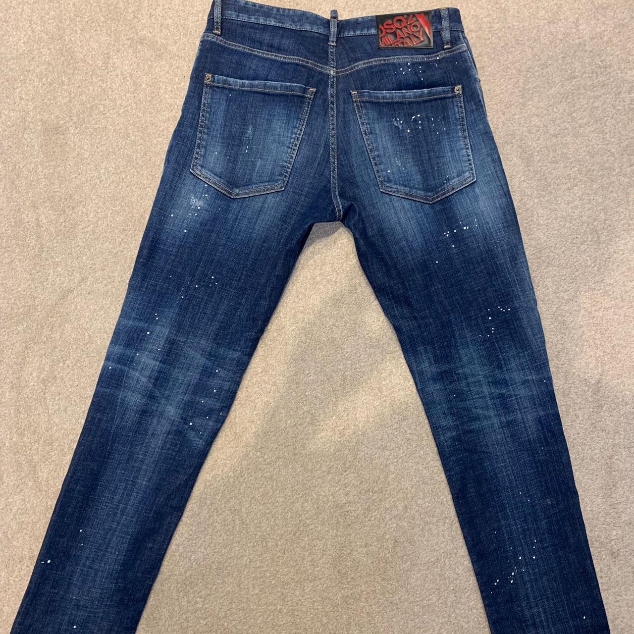 Blue DSQ Jeans - £250 (Bought for £445) Size EU 46... - Depop