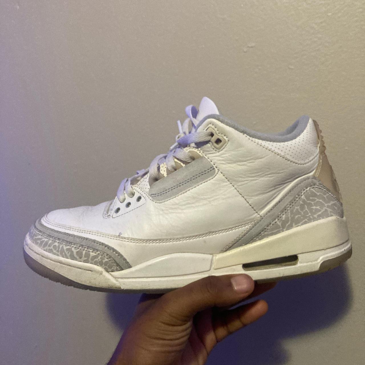 Craft Ivory Jordan 3s Size: 10.5 - Depop