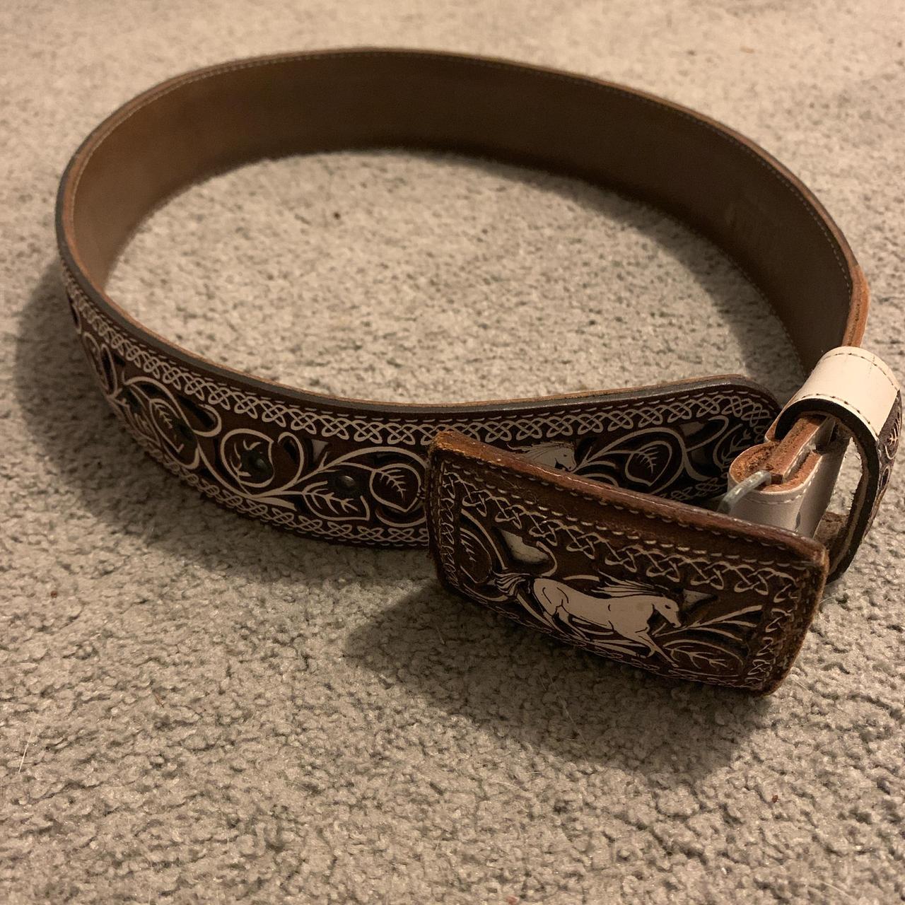 Authentic Mexican charro belt, bought in Texas, US.... - Depop
