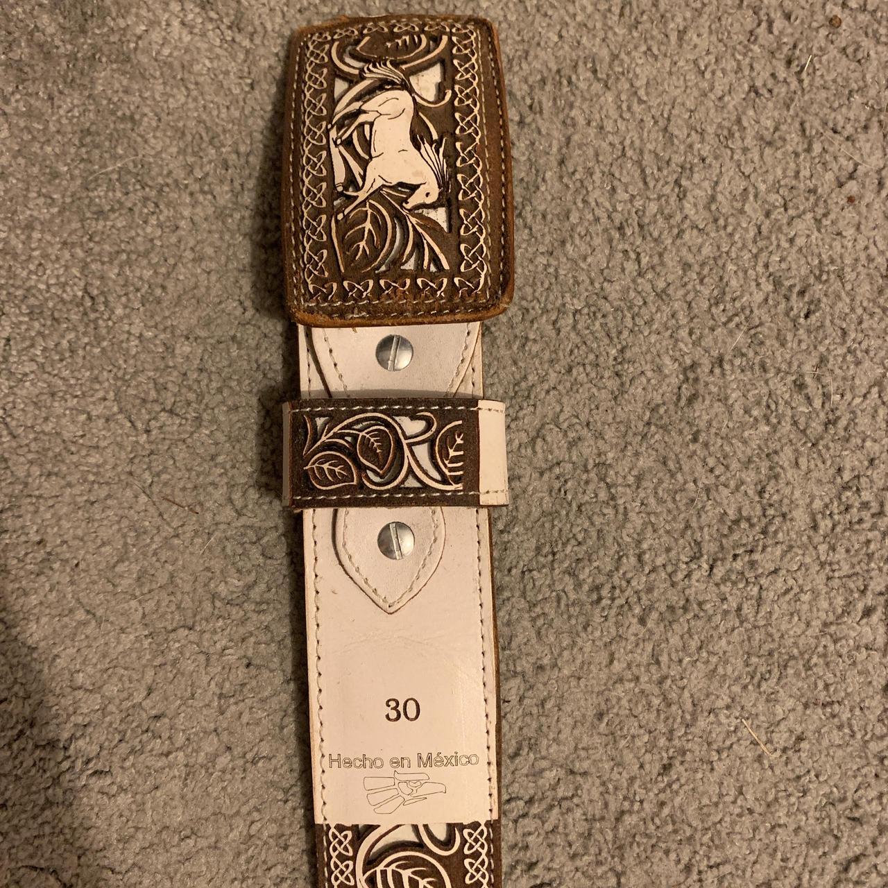 Authentic Mexican charro belt, bought in Texas, US.... - Depop