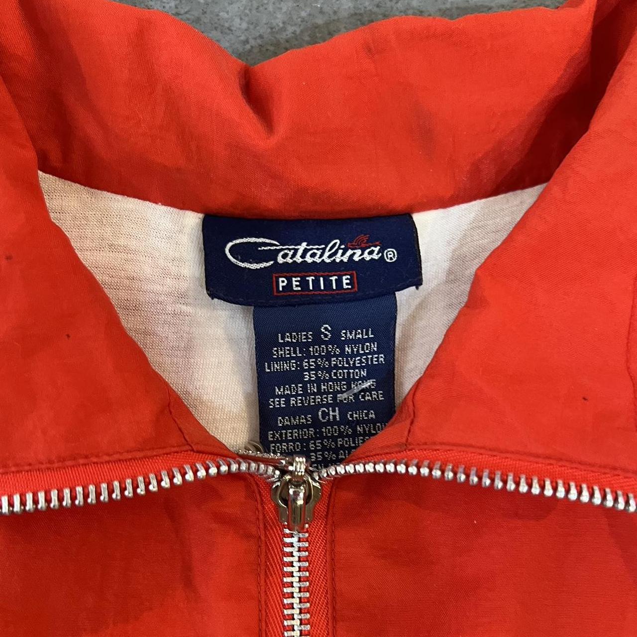 Vintage bright red Sport windbreaker - sinched... - Depop