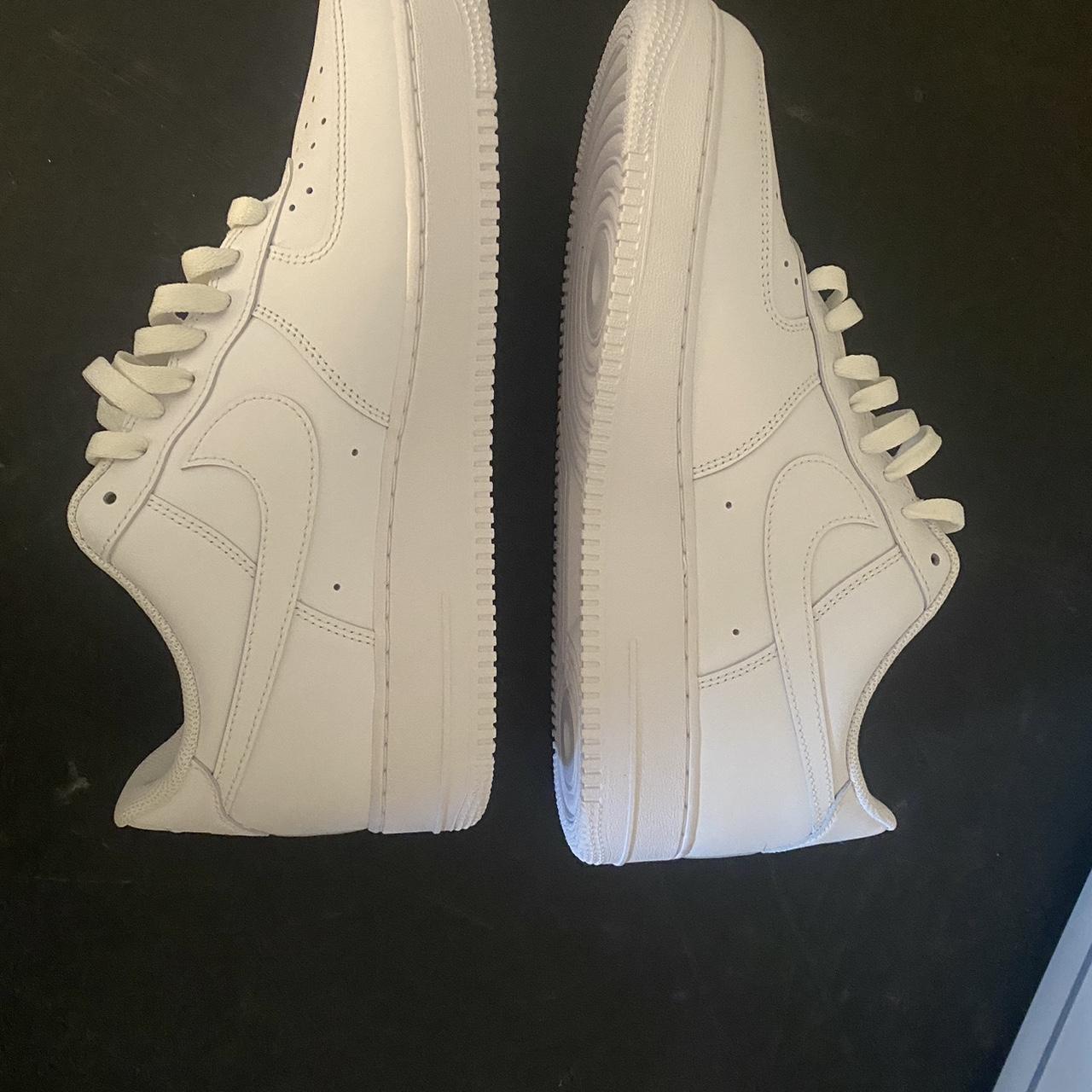 Nike Air Force 1 low tops, great, barely worn... - Depop