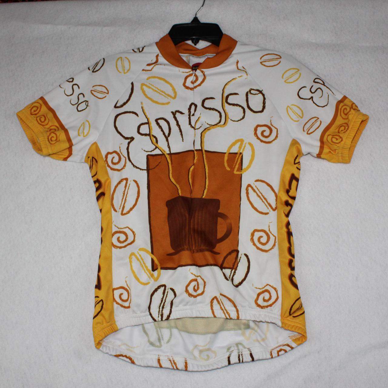 World Jersey. Cycling Jersey Size S. Espresso Coffee... - Depop