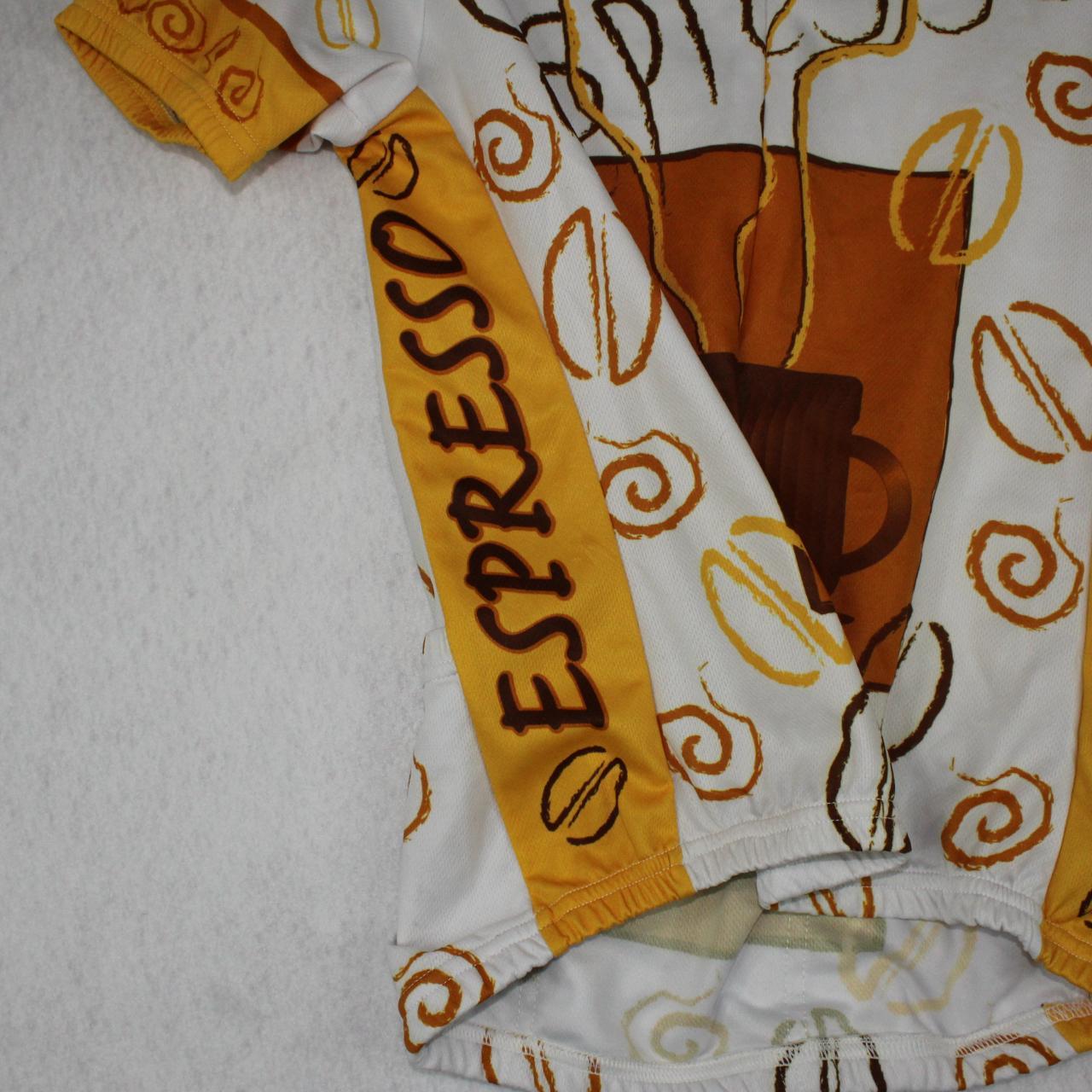 World Jersey. Cycling Jersey Size S. Espresso Coffee... - Depop