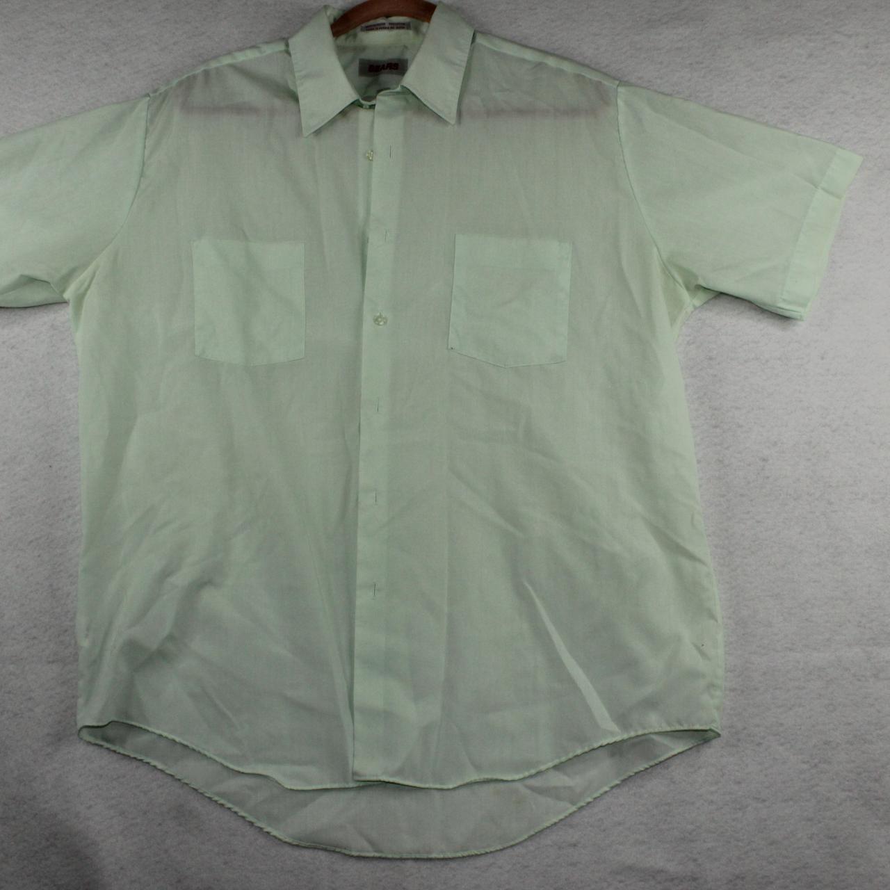 This vintage Sears button-up shirt is a classic... - Depop