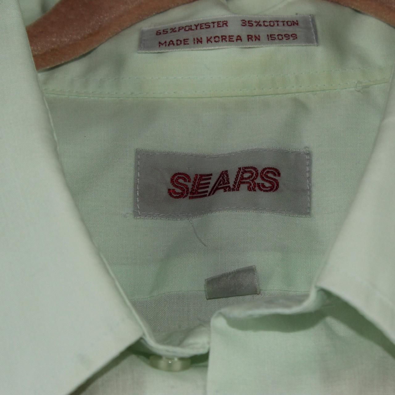 This vintage Sears button-up shirt is a classic... - Depop