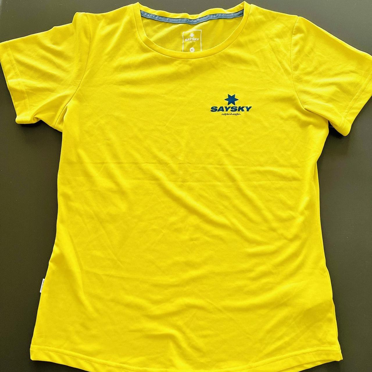 Saysky Womens Corporate Combat Tee - Yellow Size XS... - Depop