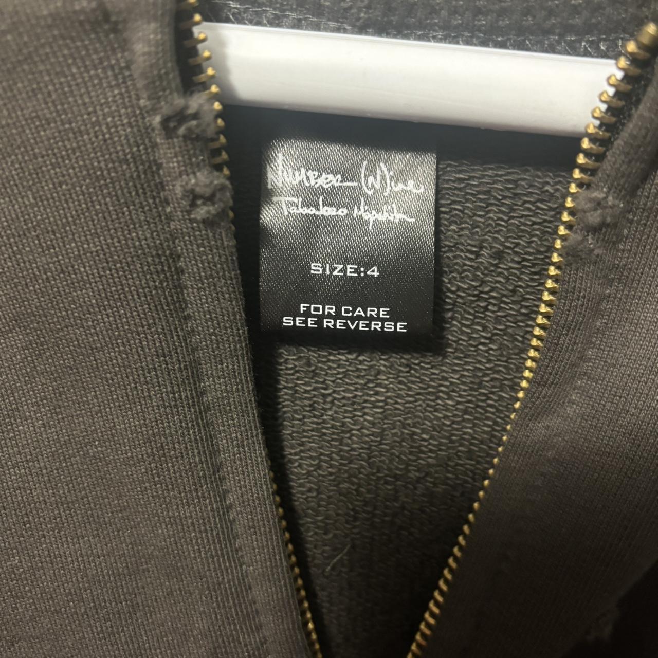 NUMBER NINE SS04 DOUBLE SKULL ZIP UP size 4 MSG... - Depop