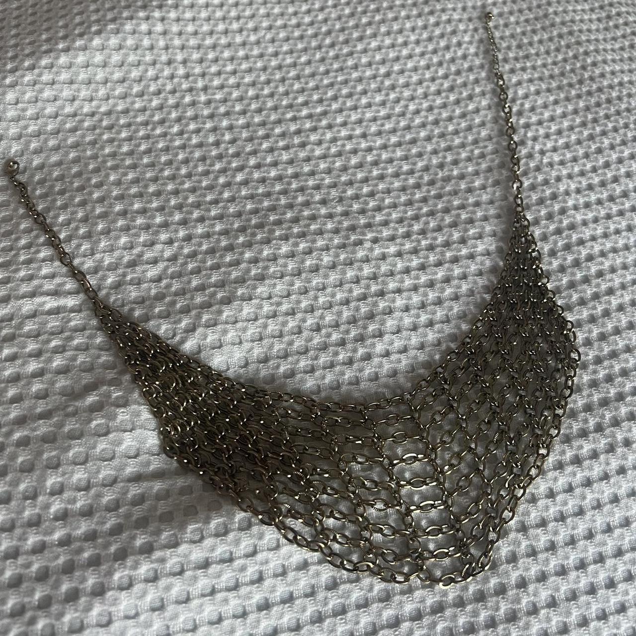 Gold Chainmail Necklace 20” Ships for free! ️... - Depop