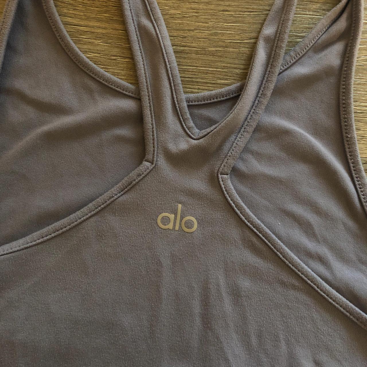 Alo tank top Adorable periwinkle color buttery... - Depop