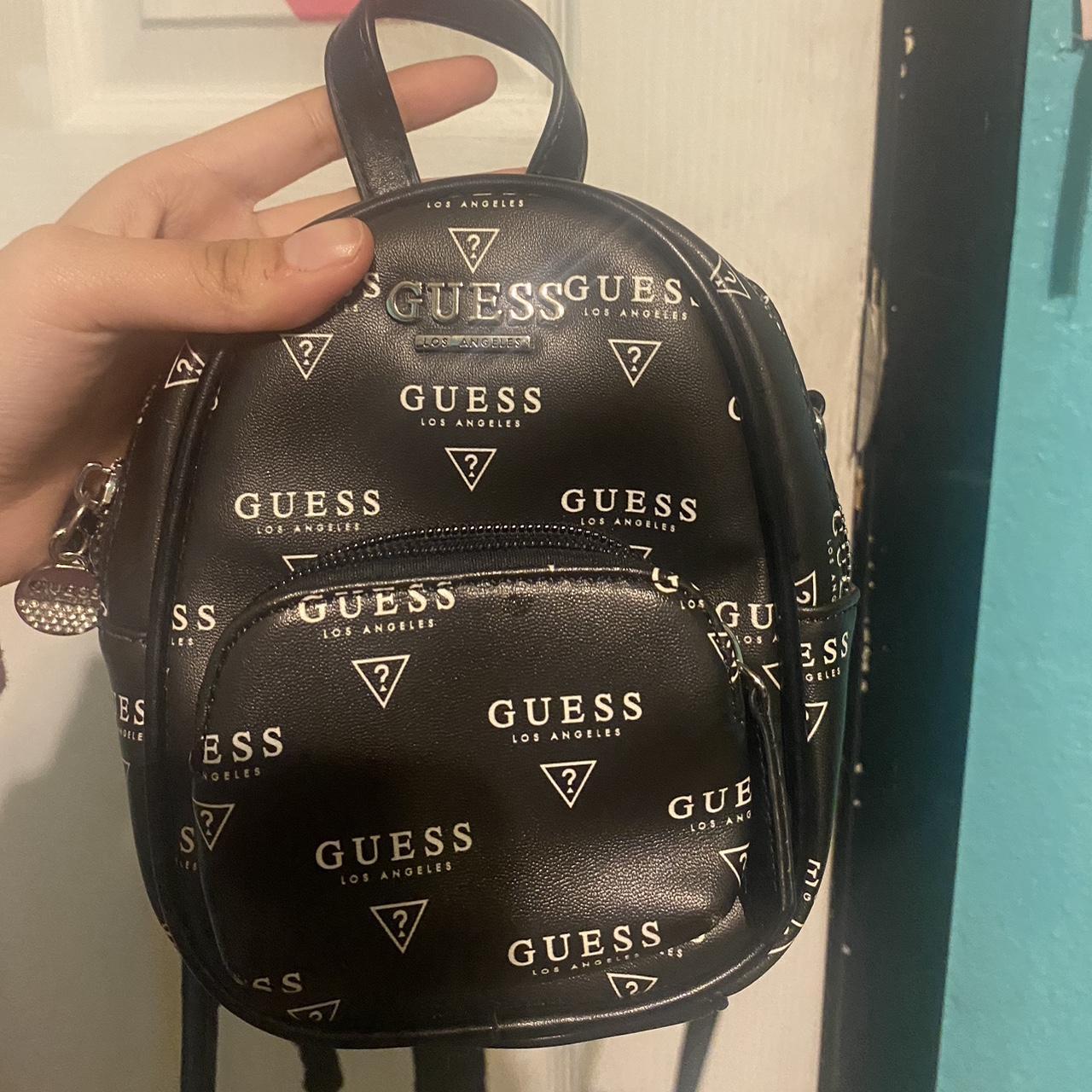 Guess mini backpack black purse #minipurse... - Depop